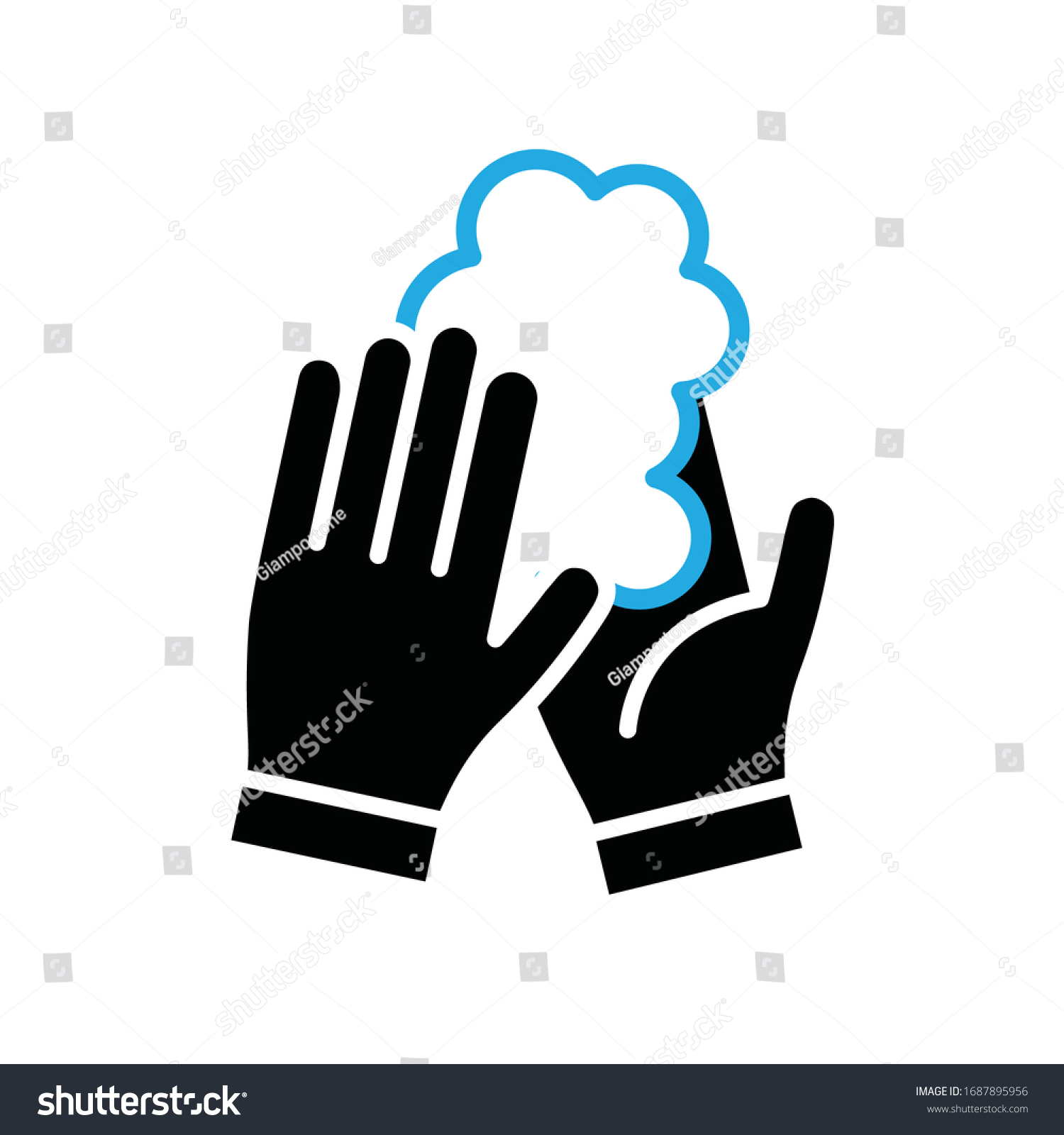 Wash Your Hands Vector Icon Stock Vector (Royalty Free) 1687895956 ...