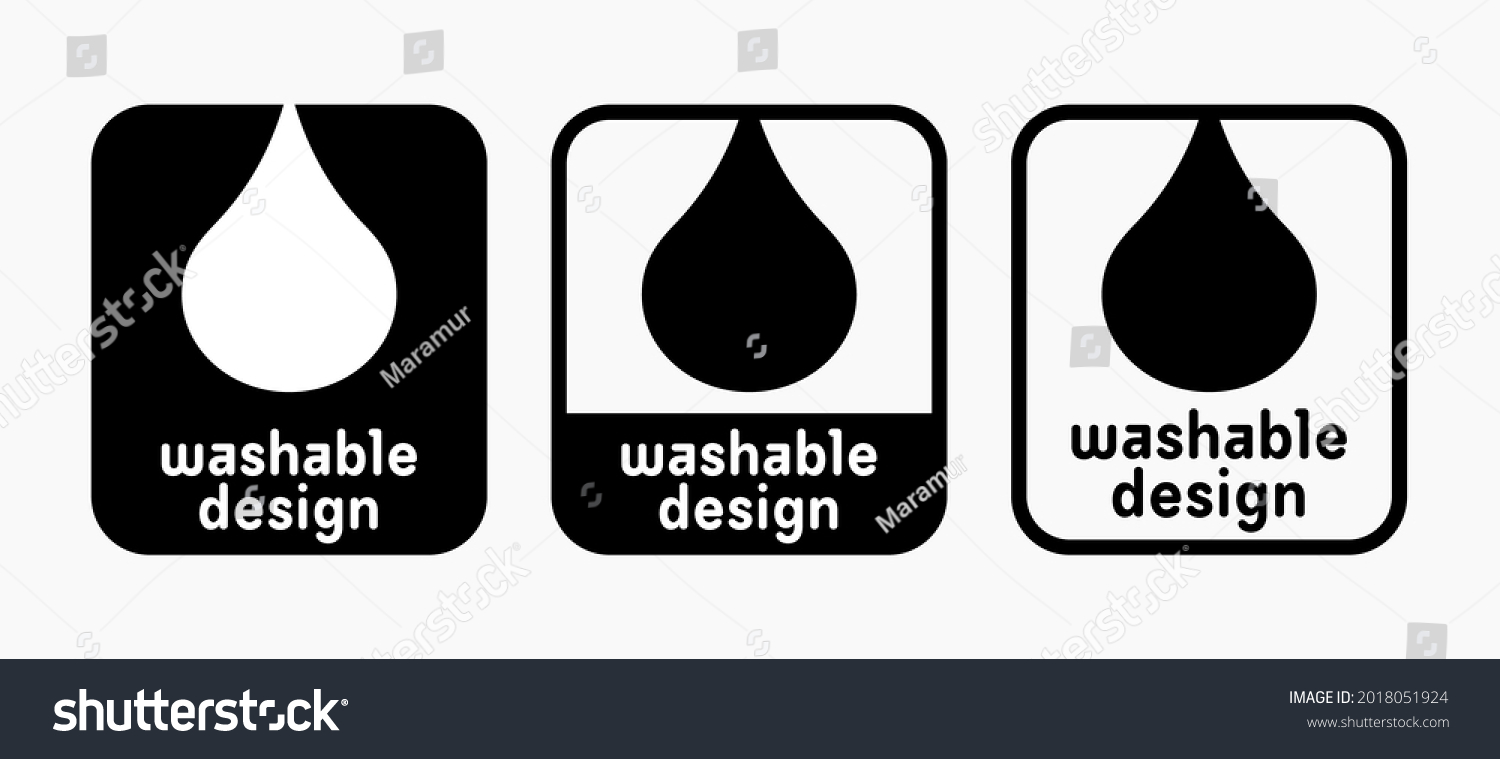 Washable Design Vector Information Sign Stock Vector (Royalty Free ...