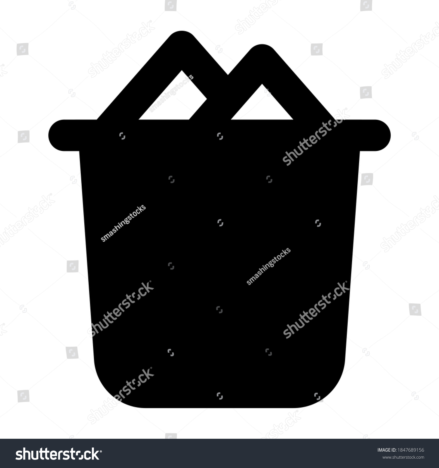 Waste Disposal Vector Editable Filled Style Stock Vector (Royalty Free ...