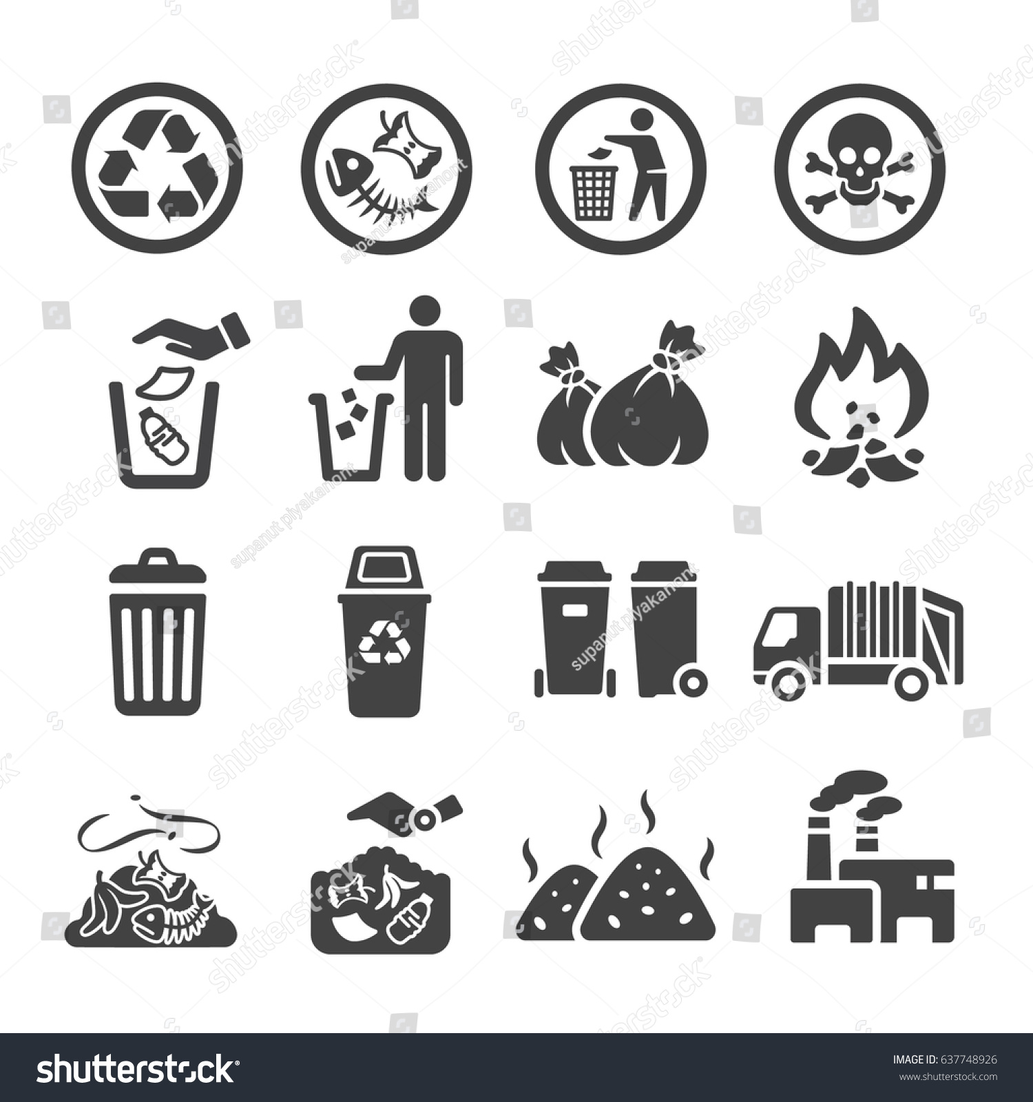 489 General waste bag Images, Stock Photos & Vectors | Shutterstock
