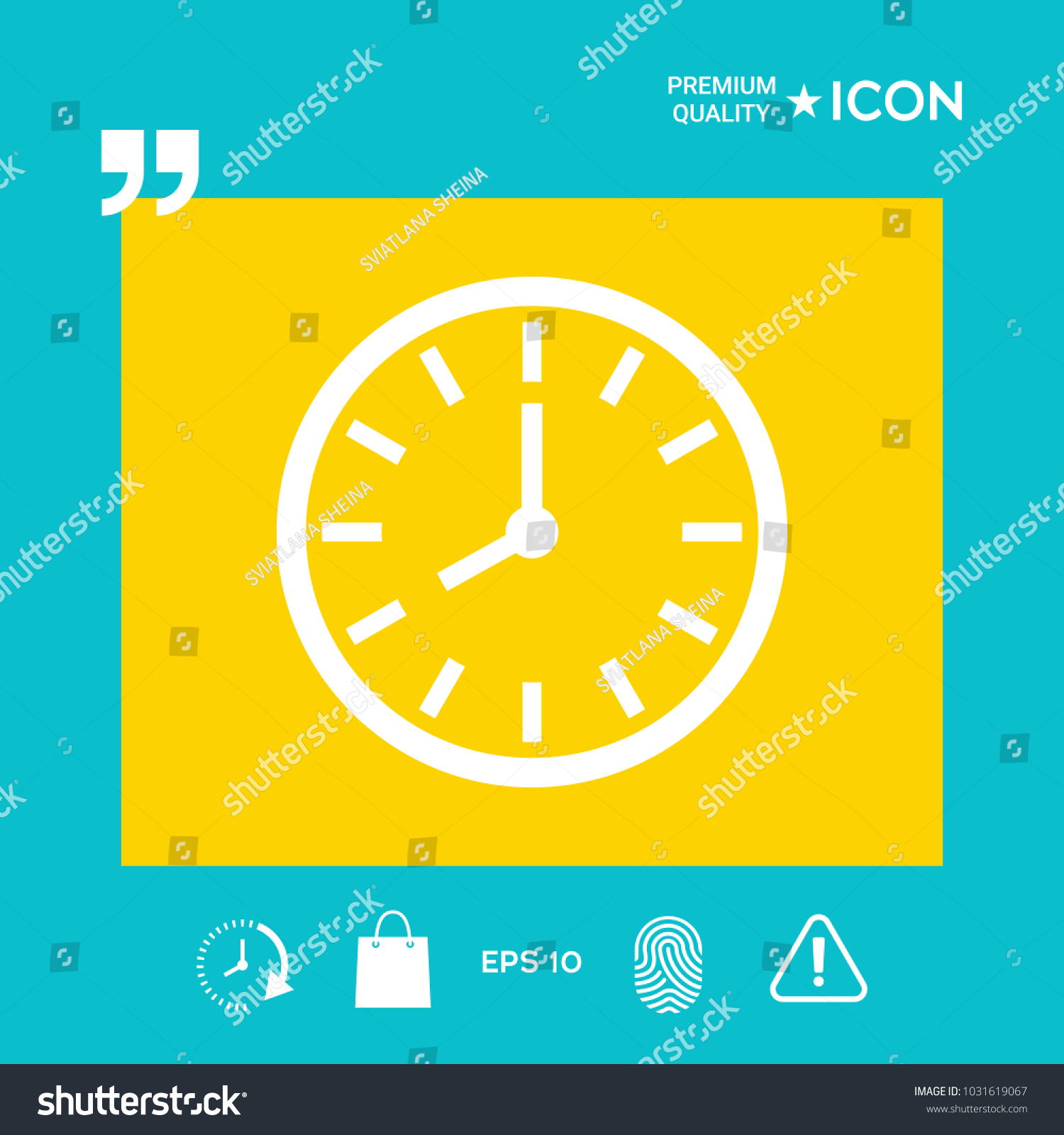 Watch Symbol Icon Stock Vector (Royalty Free) 1031619067 | Shutterstock
