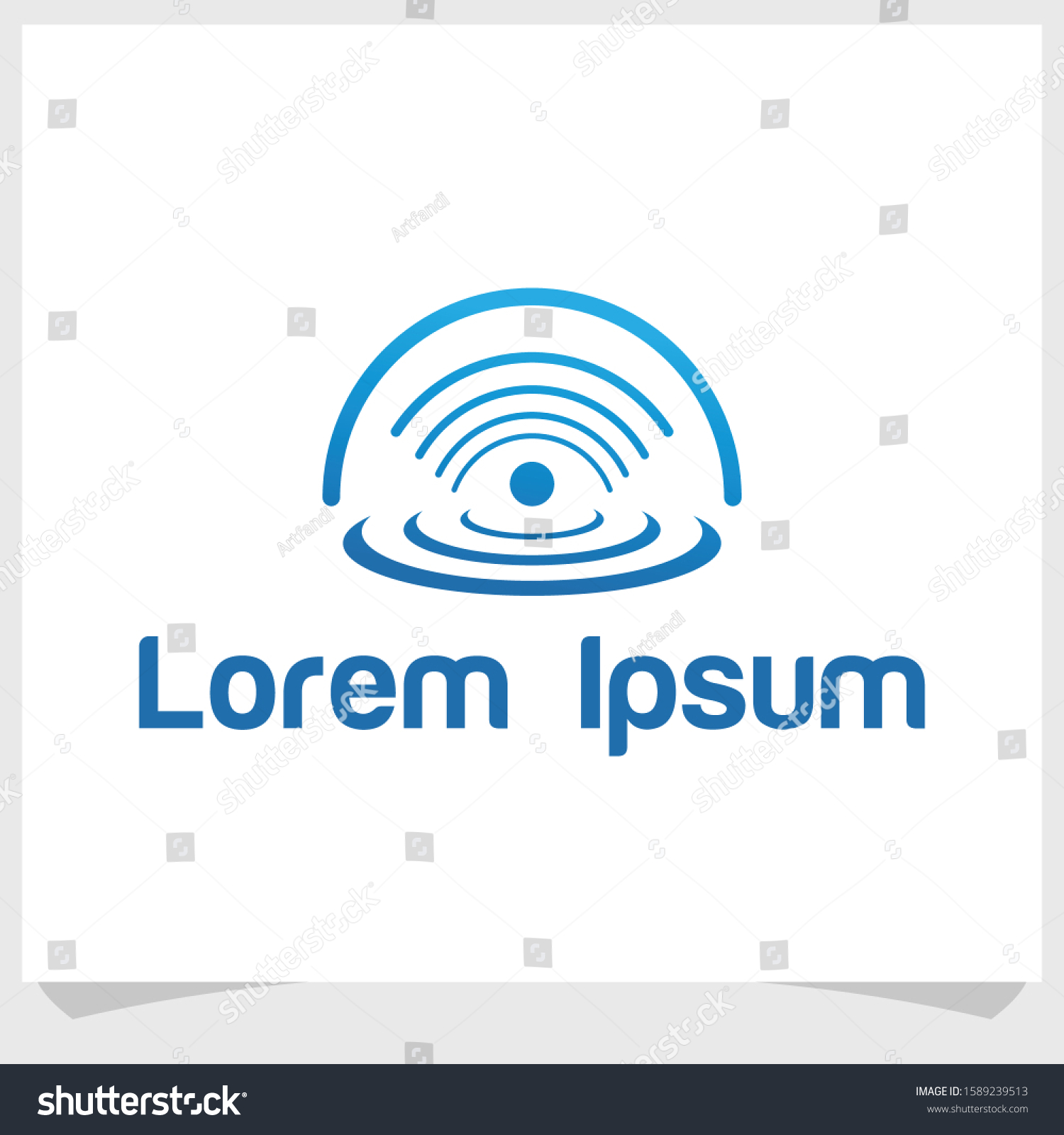 Water Network Logo Design Concept Nature Stock Vector (Royalty Free ...