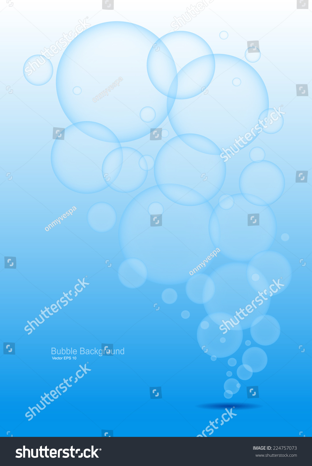 Water Babble Background Vector Illustration Eps Stock Vector (Royalty ...