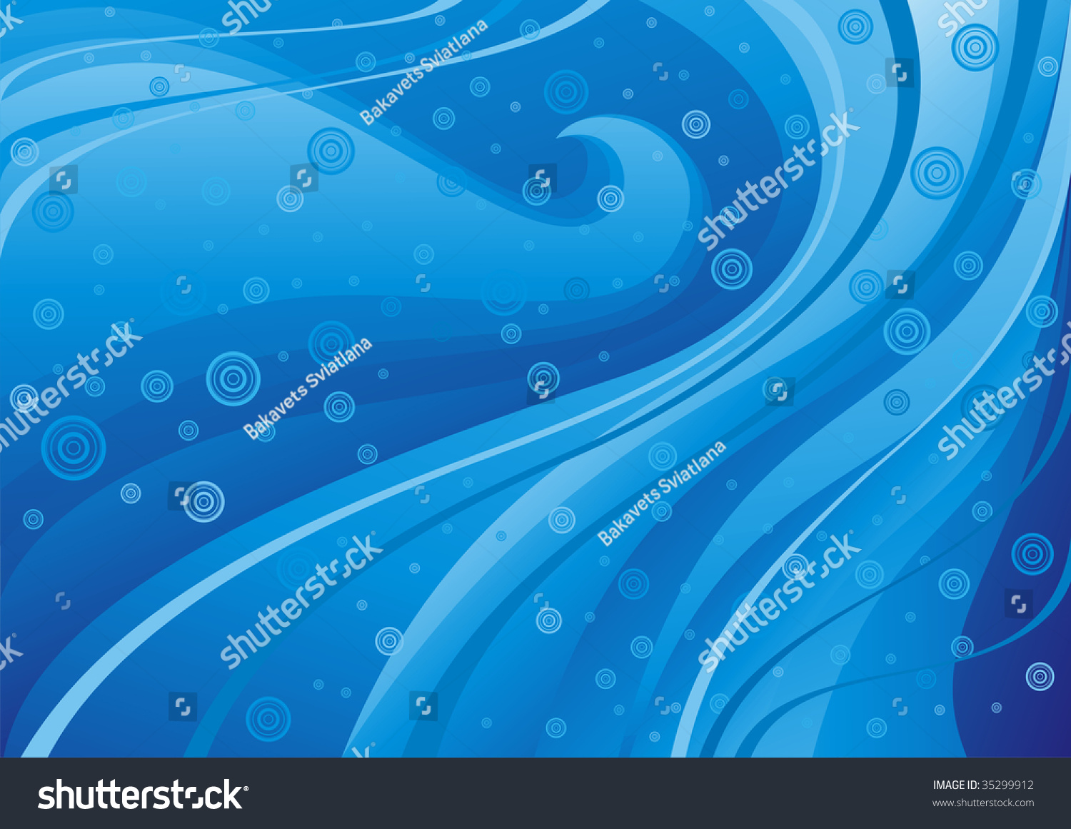 Water Background Vector Illustration Stock Vector (Royalty Free ...