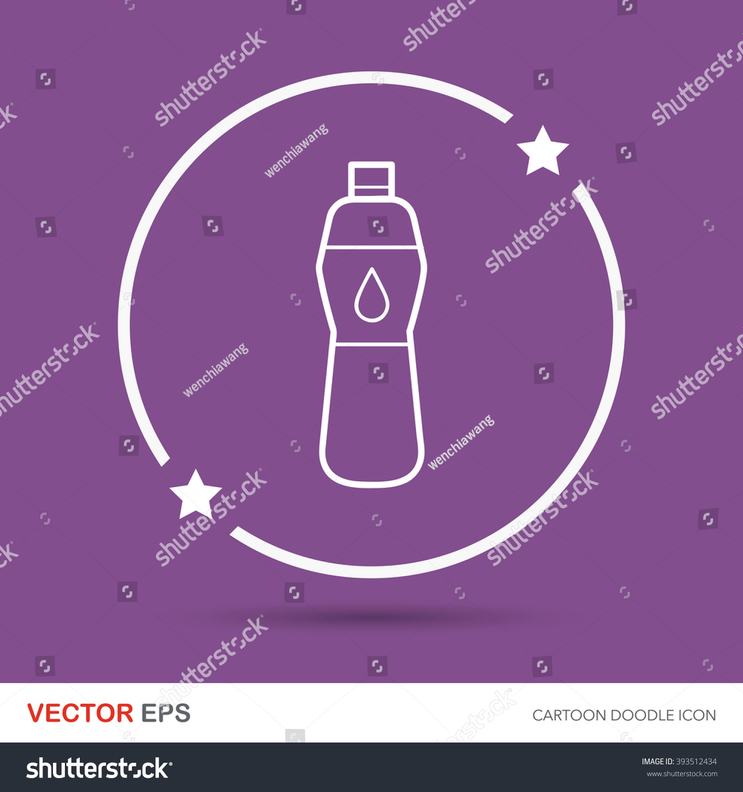 Water Bottle Doodle Stock Vector (Royalty Free) 393512434 | Shutterstock