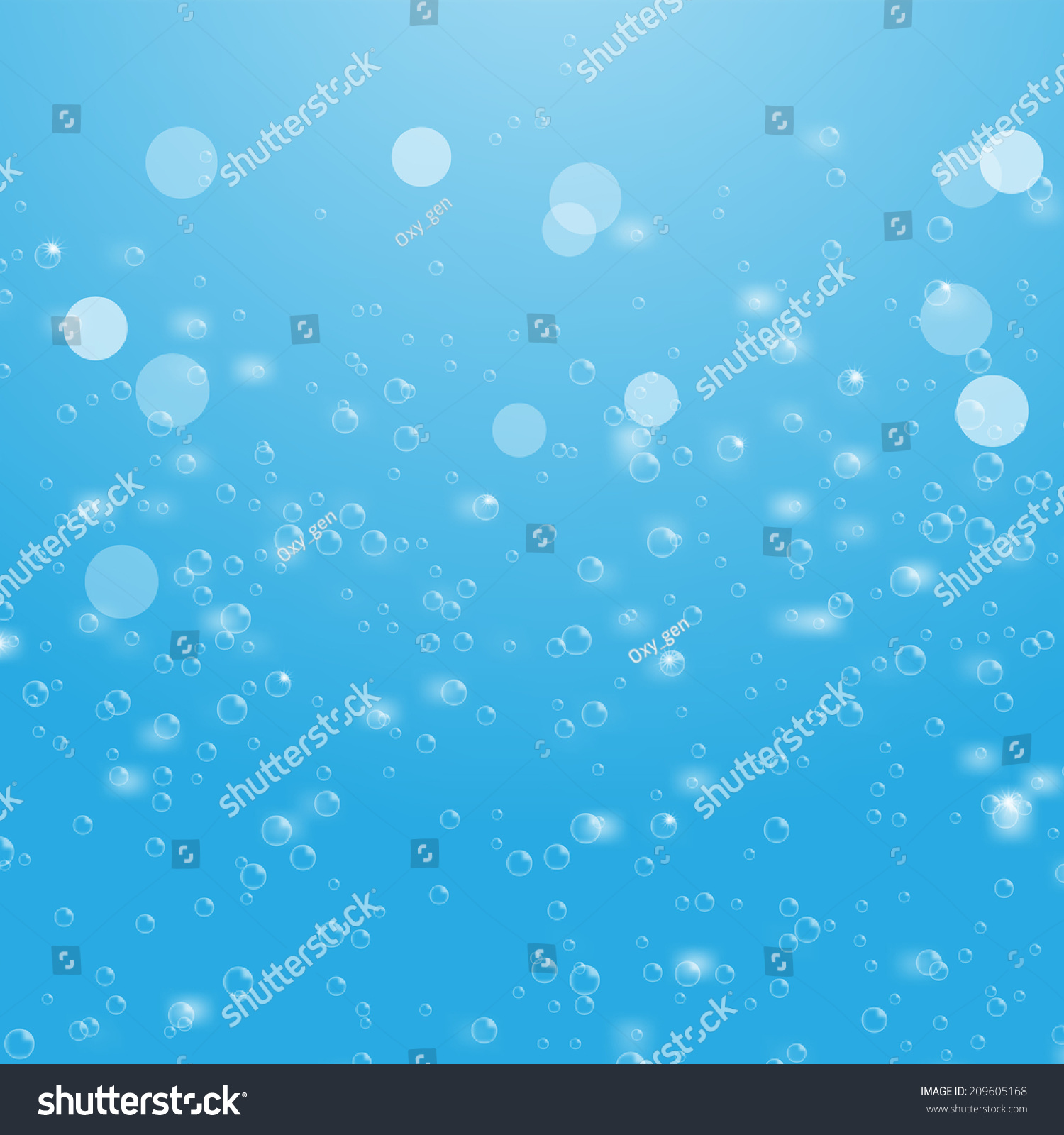Water Bubbles Background Vector Illustration Stock Vector (Royalty Free ...