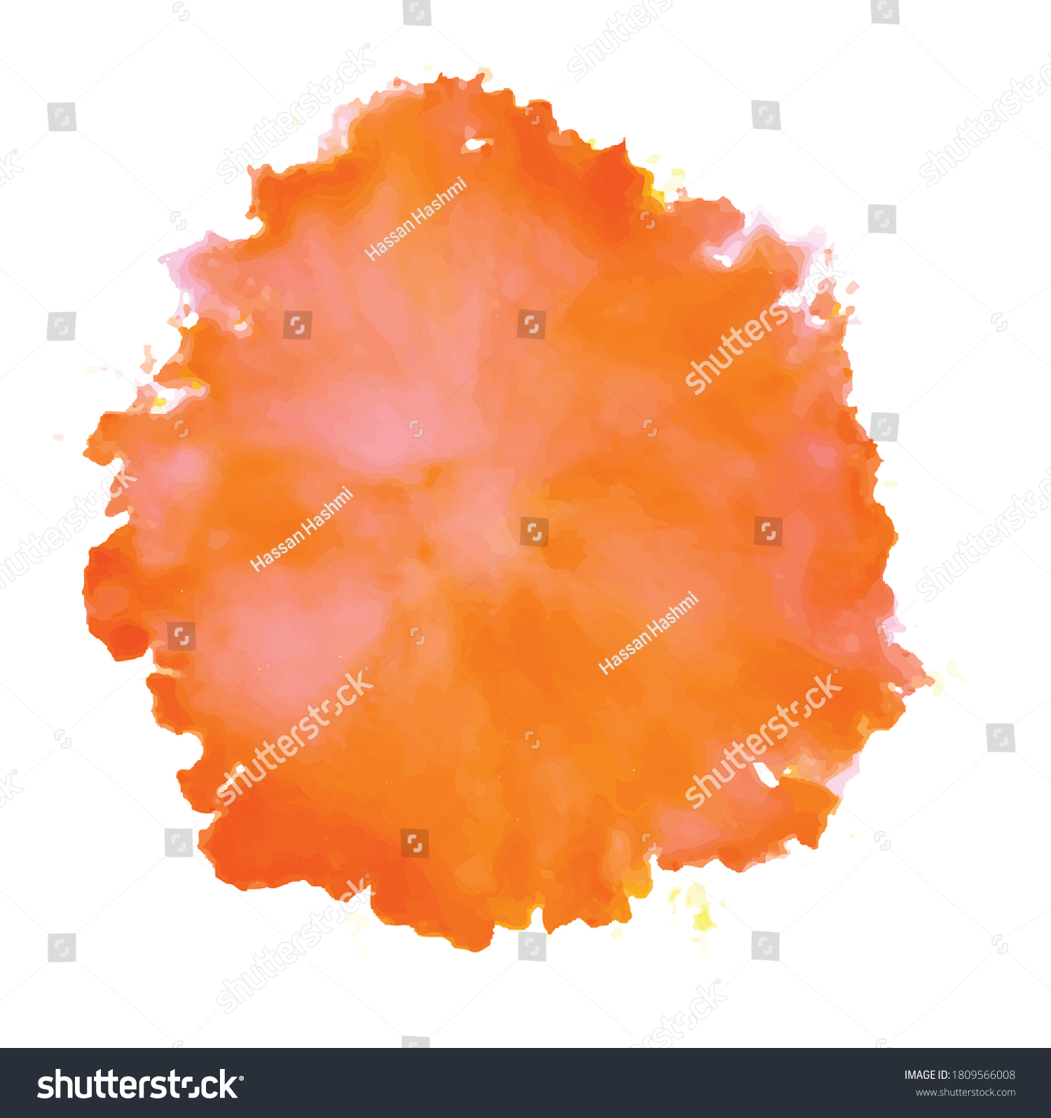 Water Colors Splash Vector Design Stock Vector (Royalty Free) 1809566008