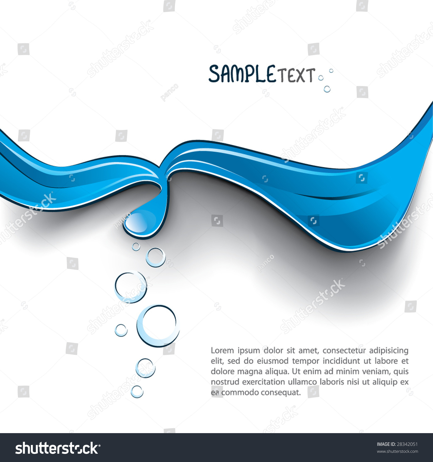 Water Design Stock Vector (Royalty Free) 28342051 | Shutterstock