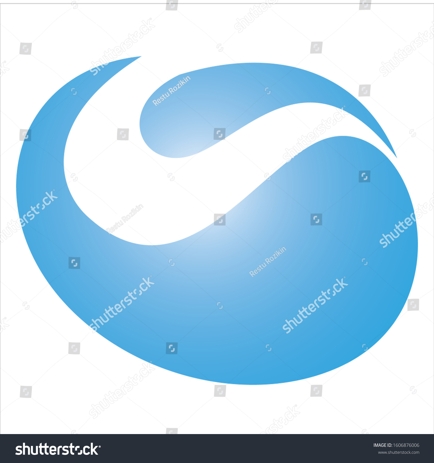 Water Drop Splash Icon Vector Stock Vector (Royalty Free) 1606876006 ...