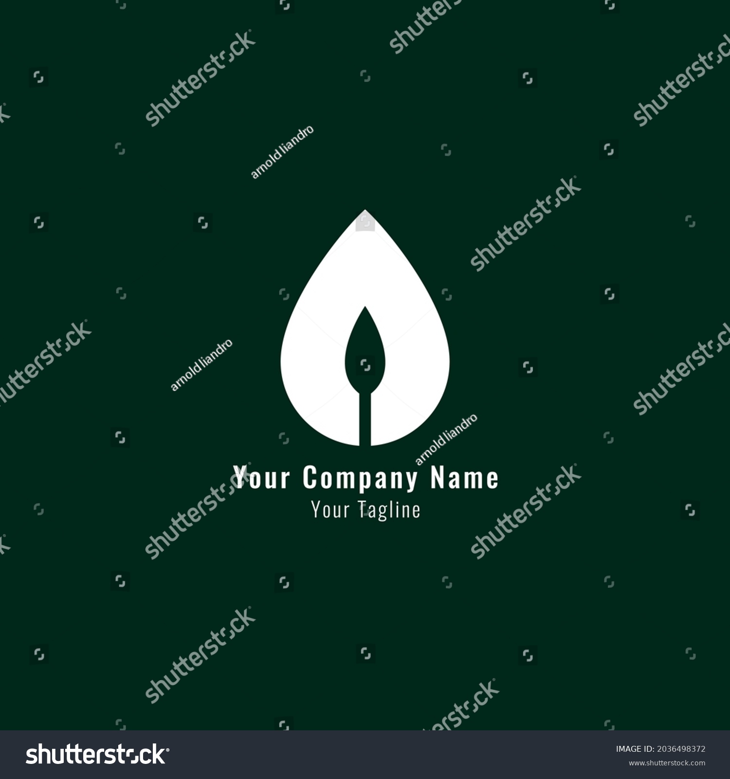 Water Drop Life Logo Simple Stock Vector (Royalty Free) 2036498372 ...