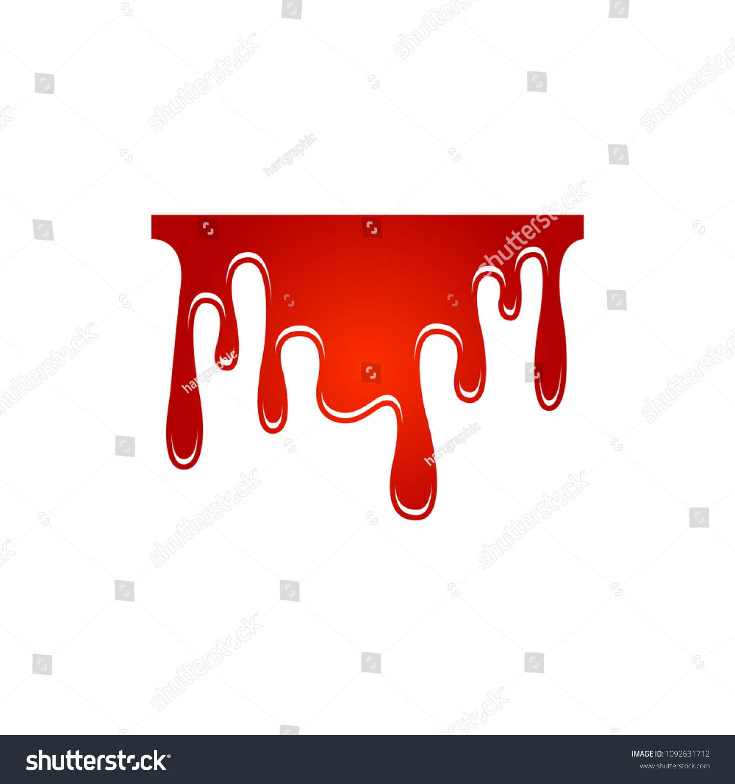 Water Drop Liquid Melt Vector Stock Vector (Royalty Free) 1092631712 ...