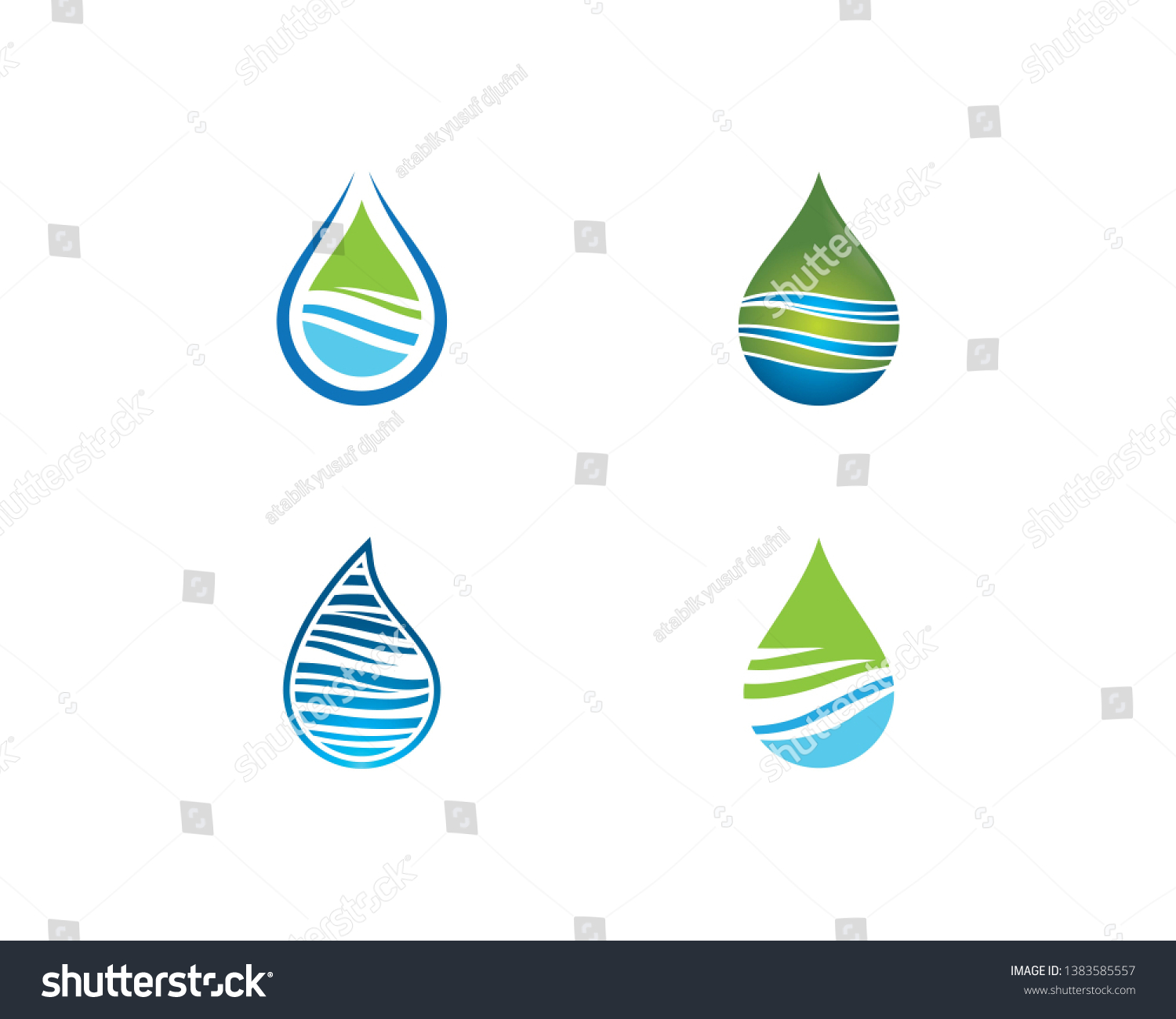 Water Drop Symbol Vector Illustration Stock Vector (Royalty Free ...