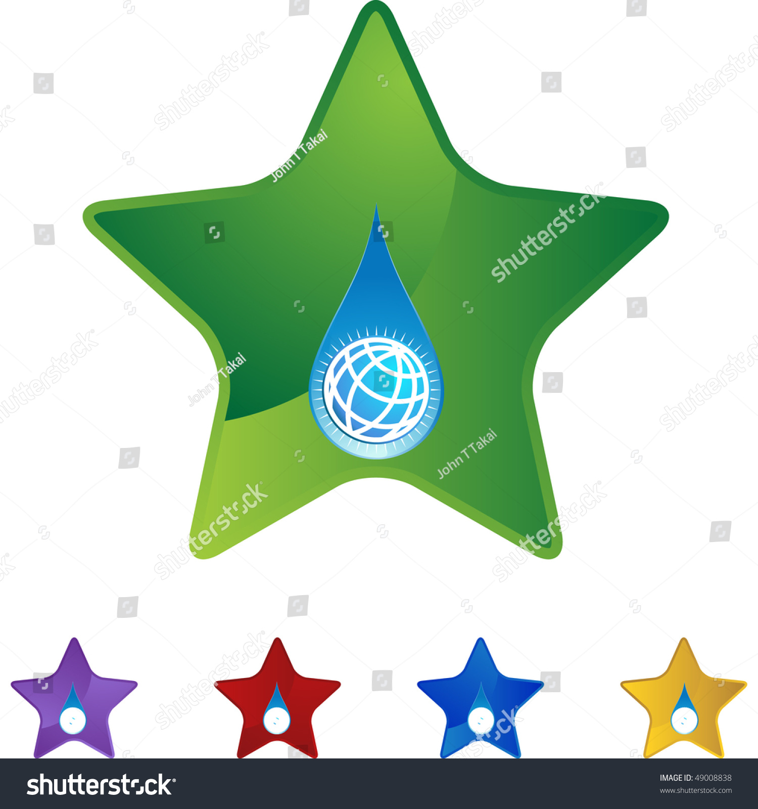 Water Drop World Stock Vector (Royalty Free) 49008838 | Shutterstock