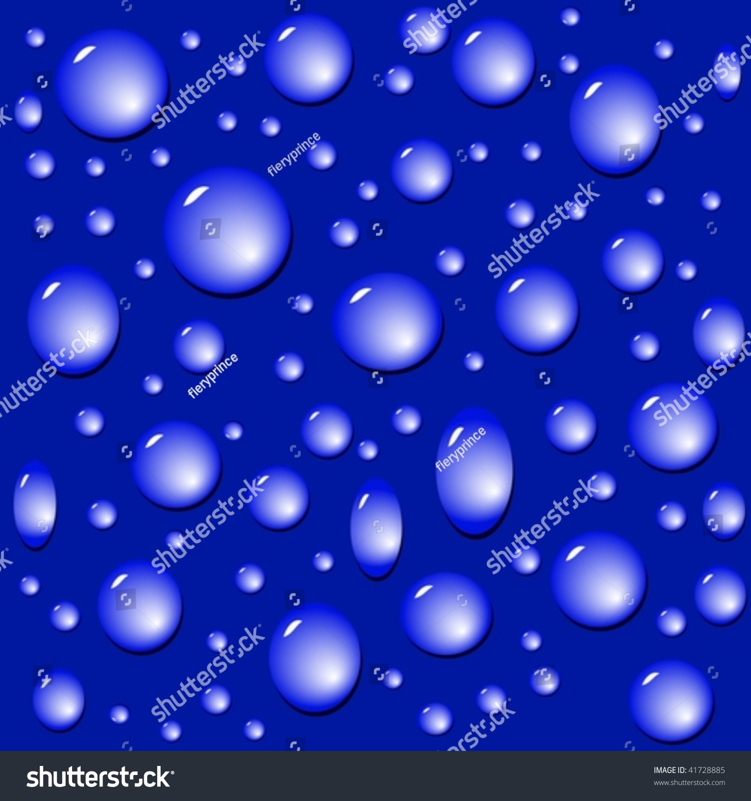 Water Drops Seamless Texture Stock Vector (Royalty Free) 41728885 ...
