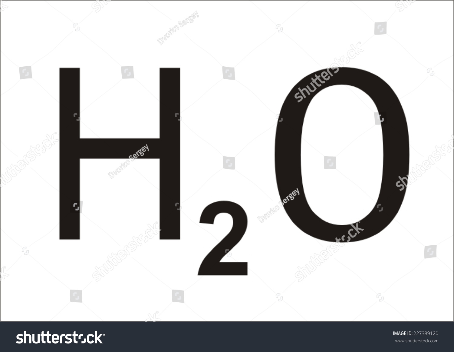 Water Formula Stock Vector (Royalty Free) 227389120