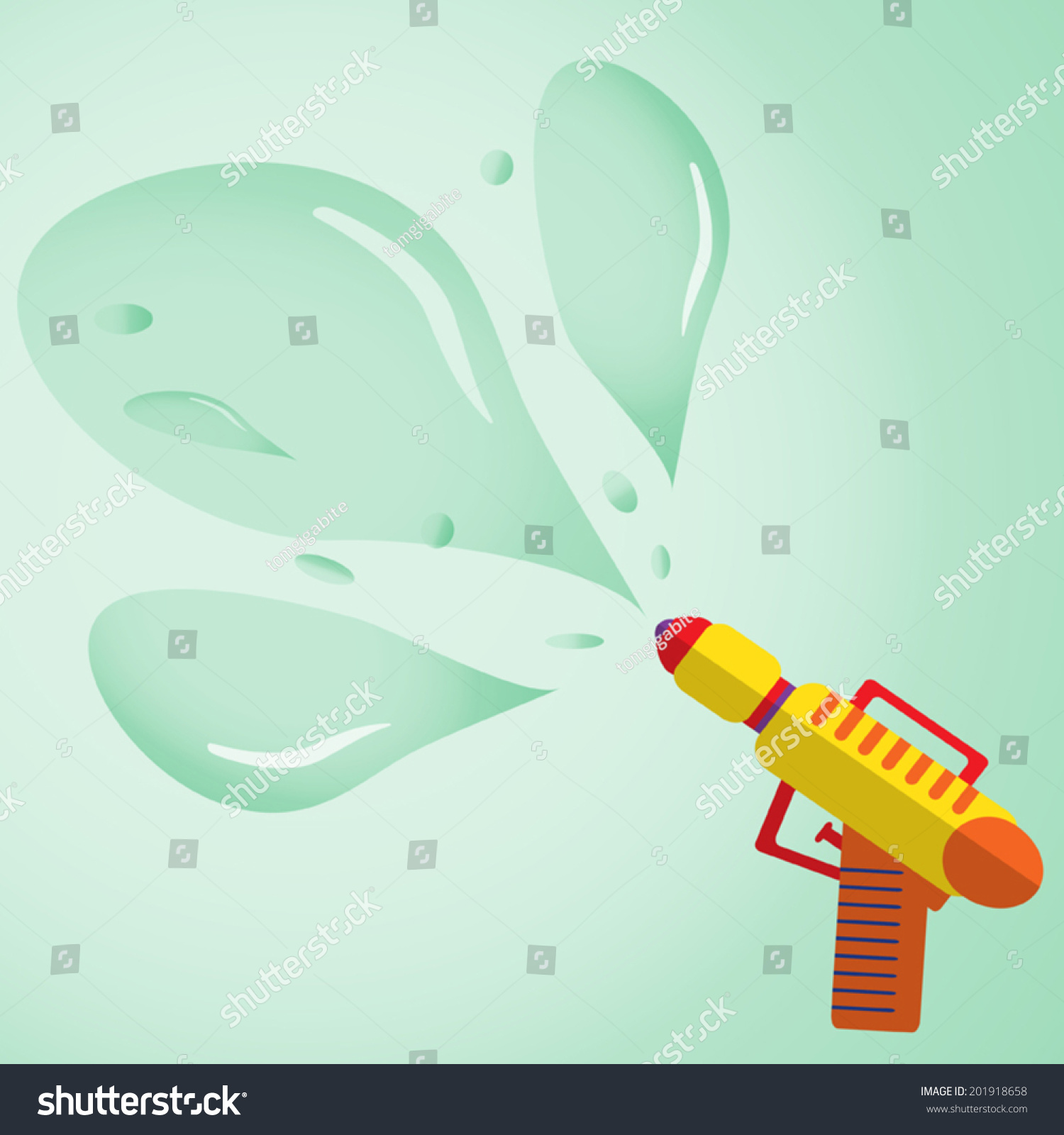 Water Gun Splash Vector Eps 10: เวกเตอร์สต็อก (ปลอดค่าลิขสิทธิ์ ...