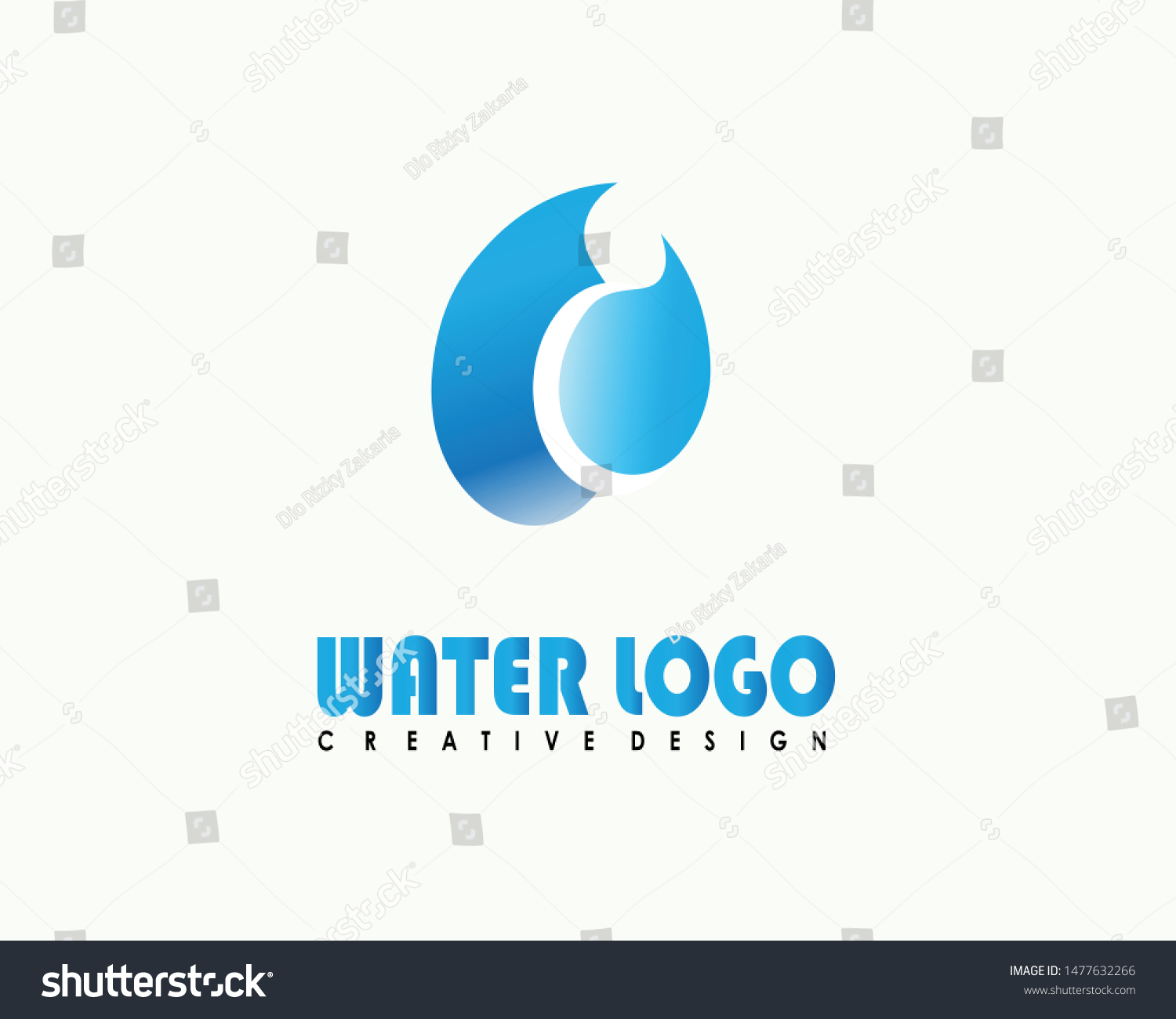 Water Logo Vector Creative Template Design Stock Vector (Royalty Free ...