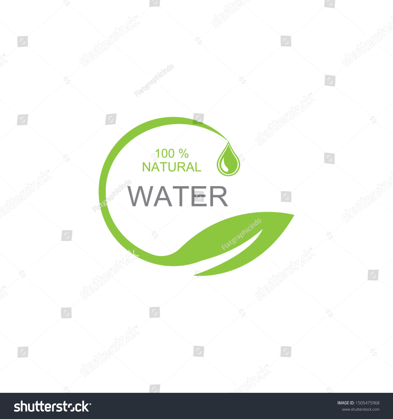 Water Logo Vector Ilustration Template Stock Vector (Royalty Free ...