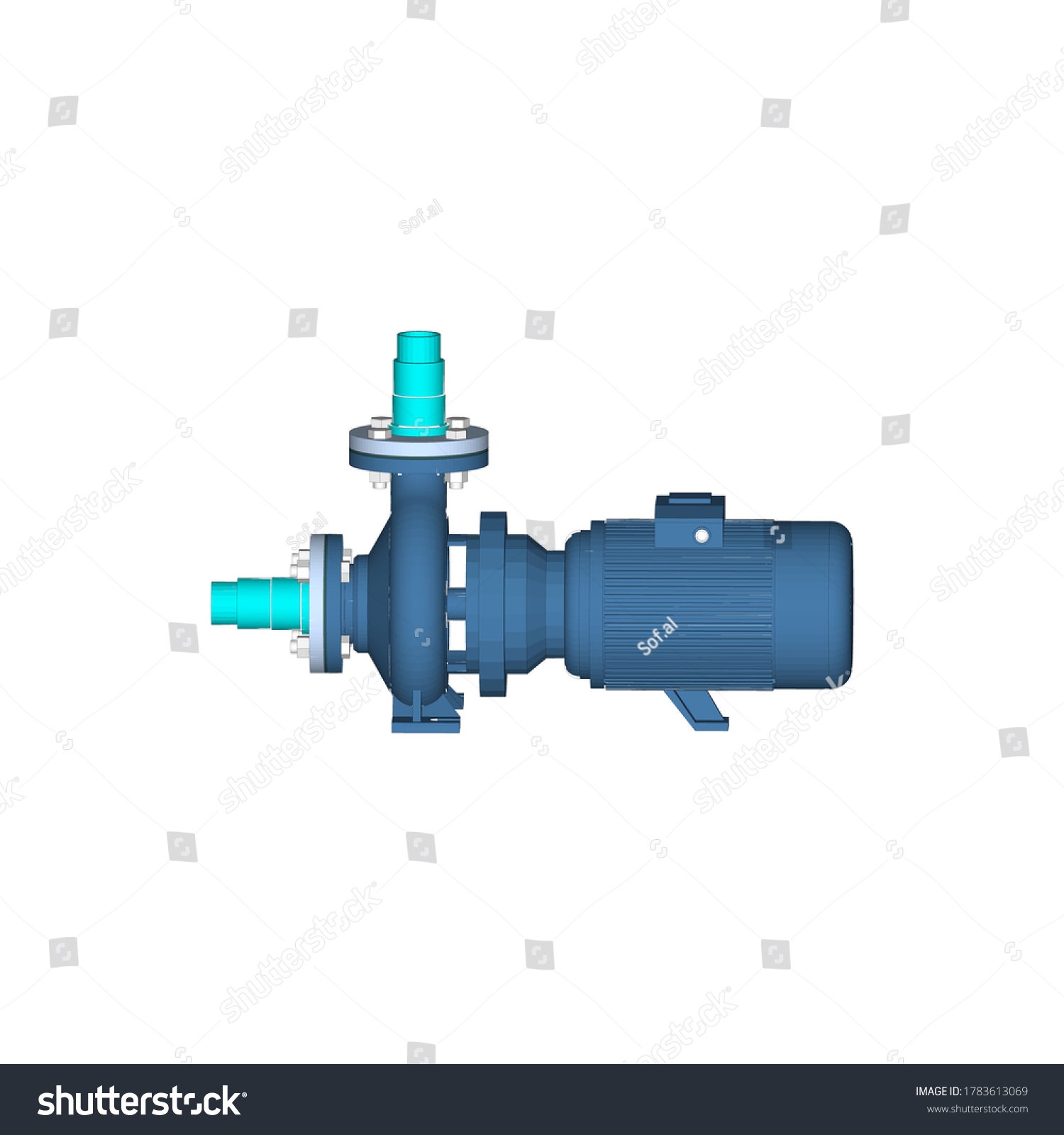 Water Pump Icon Vector Illustration Logo Stock Vector (Royalty Free ...