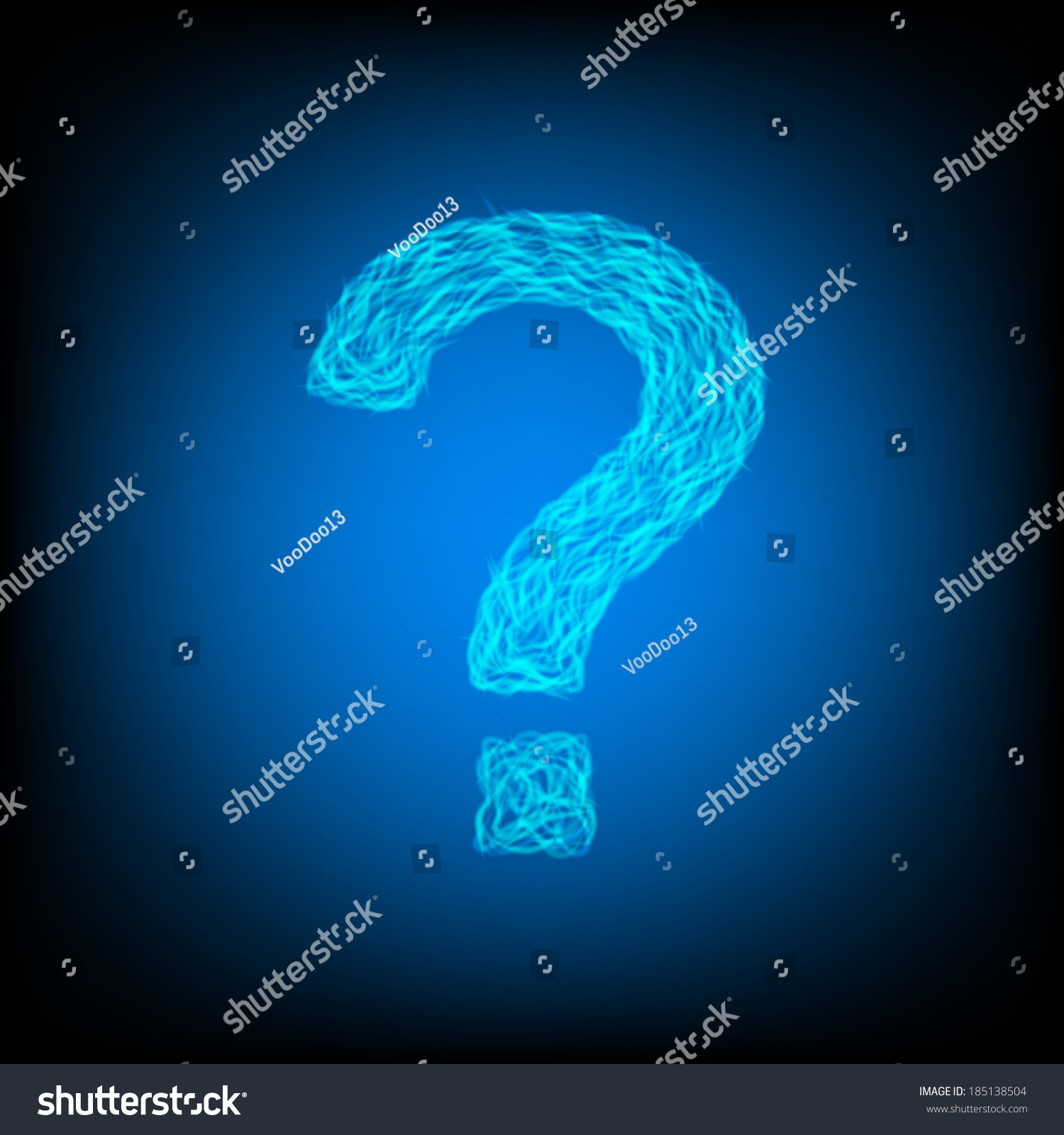 Water Question Sign Vector Illustration Stock Vector (Royalty Free ...