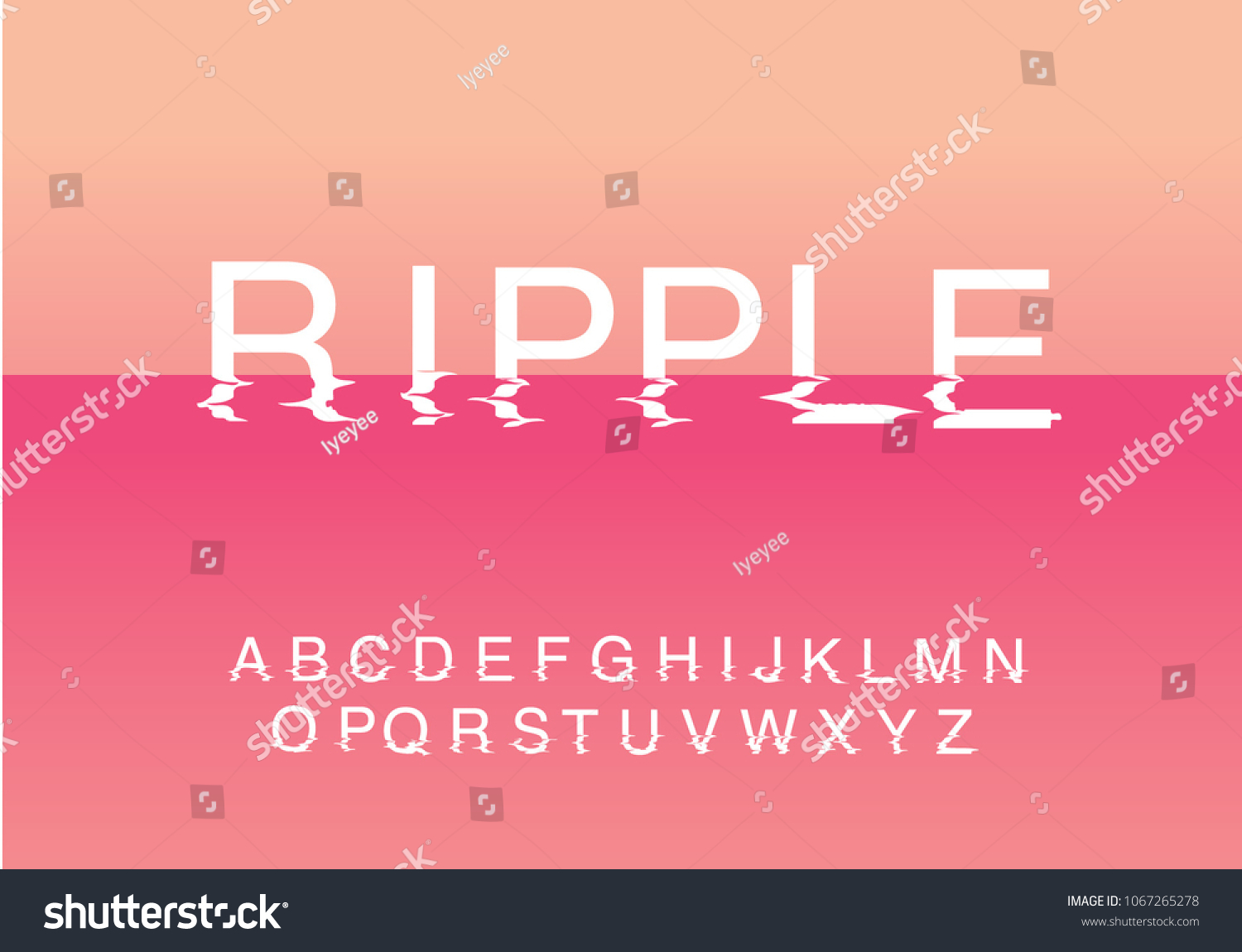 3,921 Water ripple font Images, Stock Photos & Vectors | Shutterstock