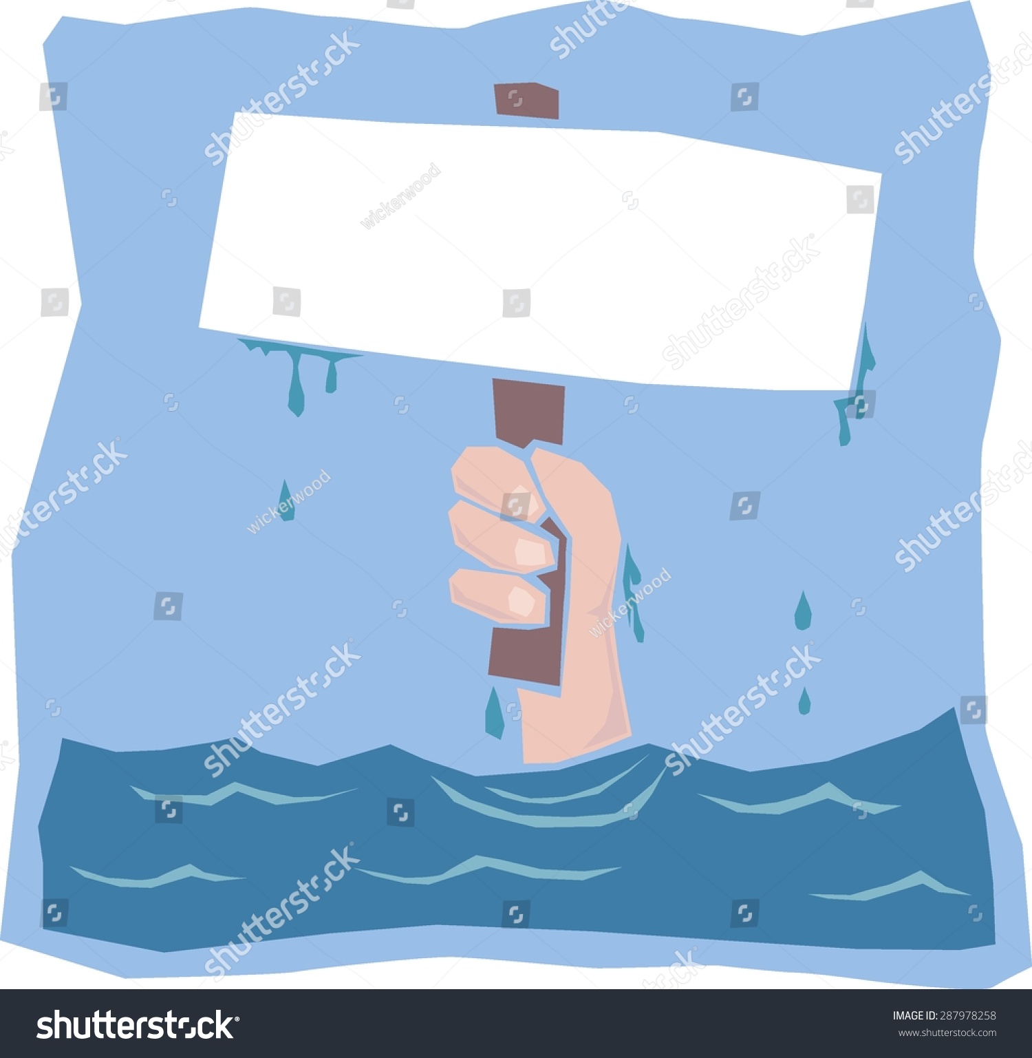 Water Sign Stock Vector (Royalty Free) 287978258 | Shutterstock