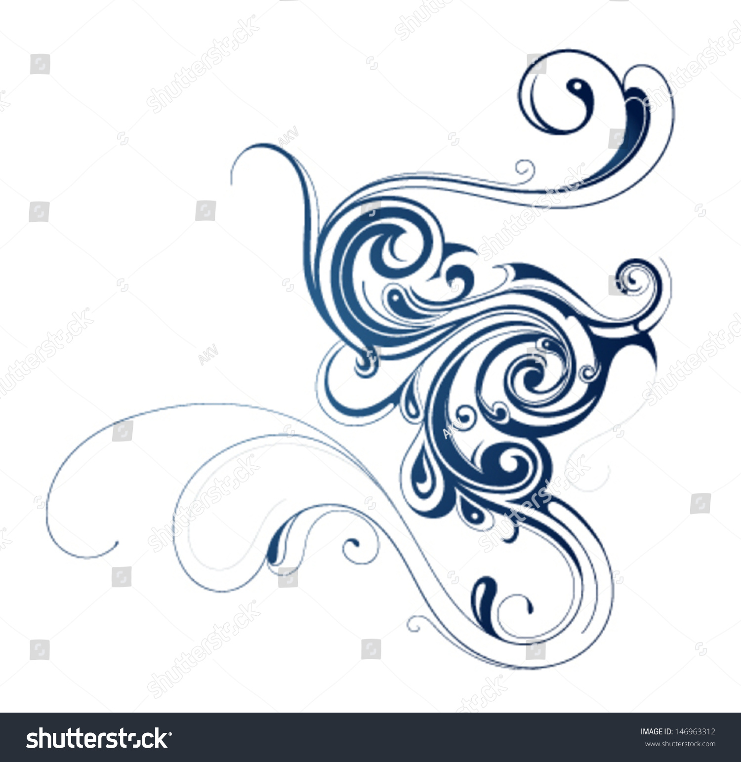 Destitución de agua como elemento de: vector de stock (libre de ...