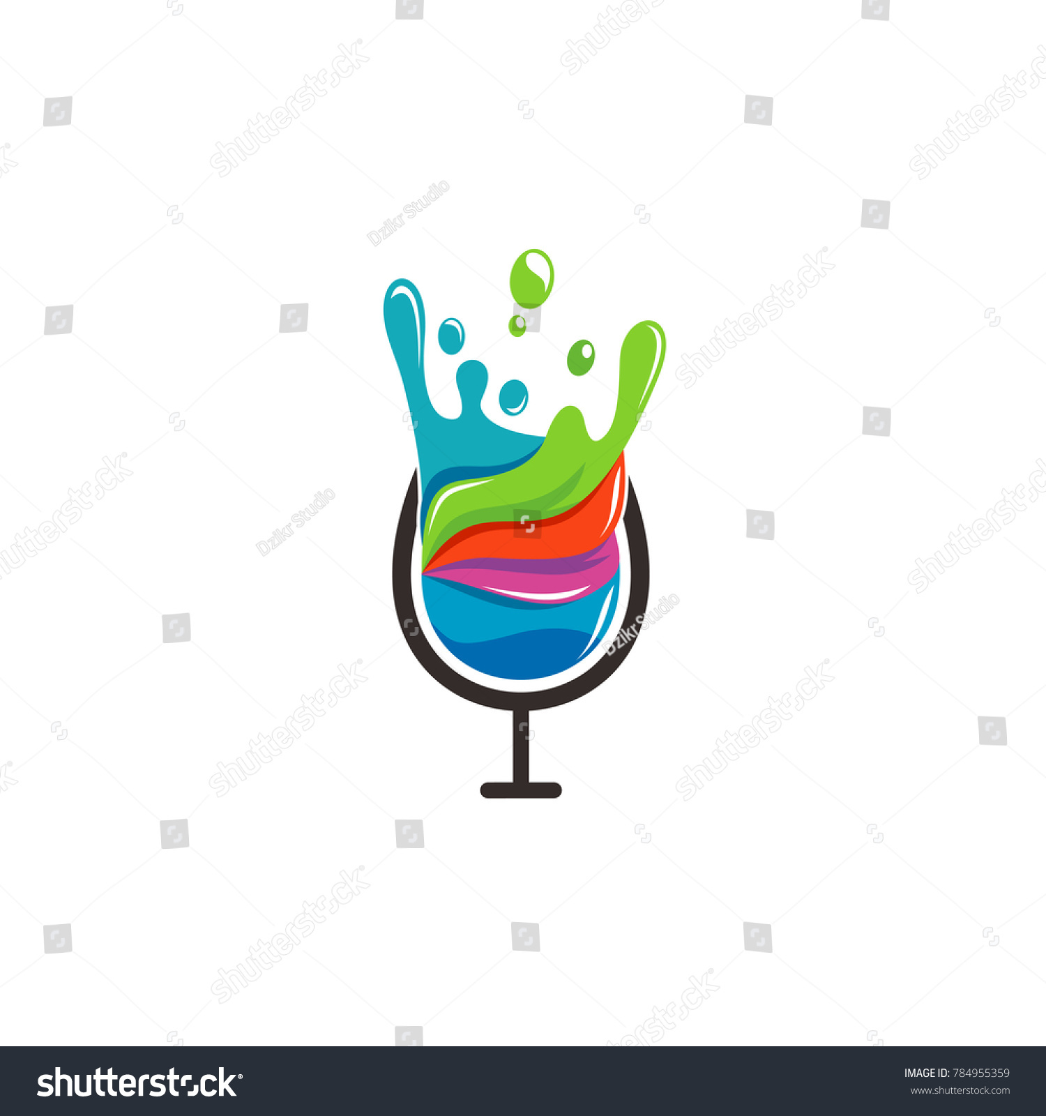 Water Splash Logo Stock Vector (Royalty Free) 784955359 | Shutterstock