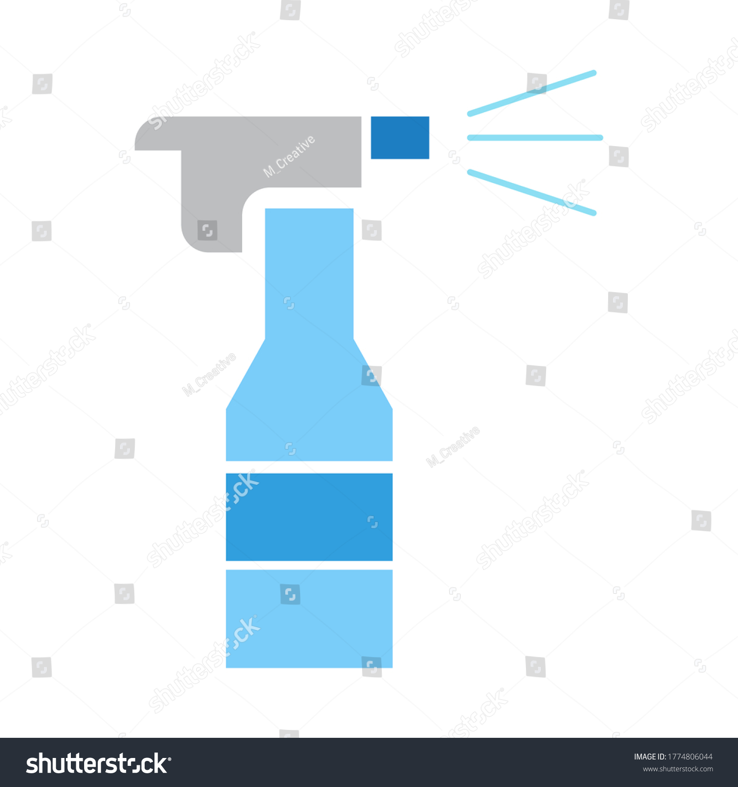 Water Sprayer Vector Icon Logo Design Stock Vector (Royalty Free ...