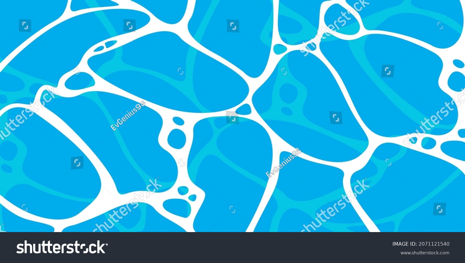Water Surface Aqua Pattern Flat Backdrop Stock Vector (Royalty Free ...
