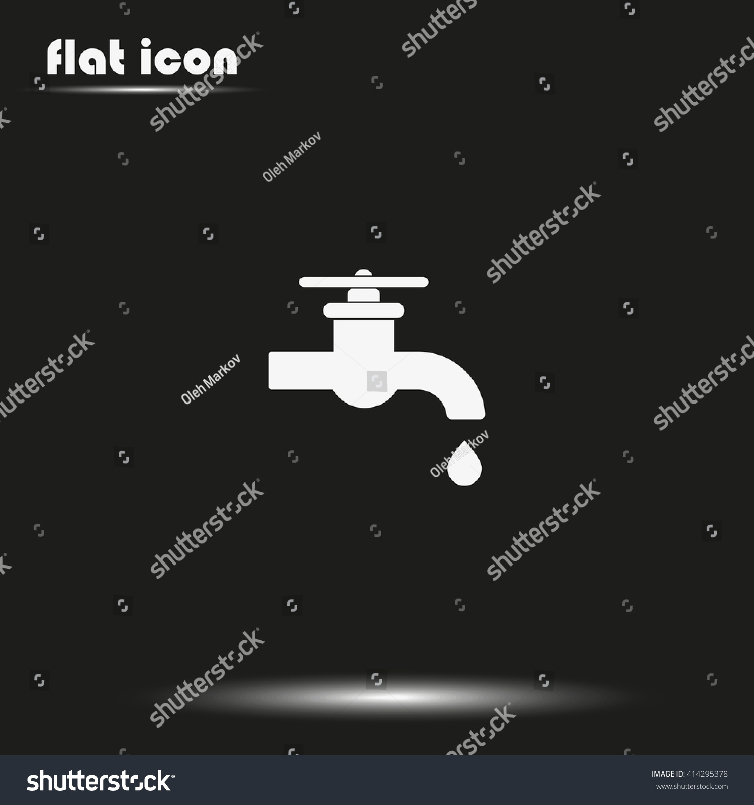 Water Tap Icon Stock Vector (Royalty Free) 414295378 | Shutterstock