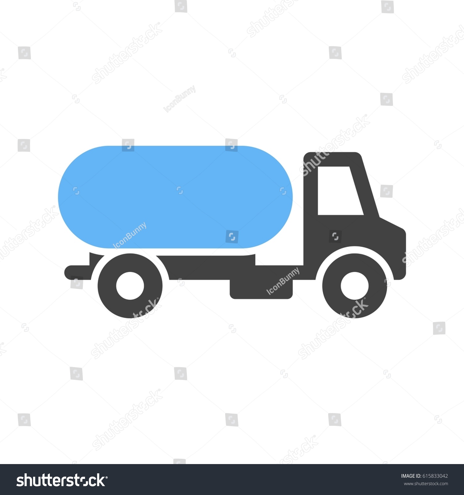 Water Truck Stock Vector (Royalty Free) 615833042