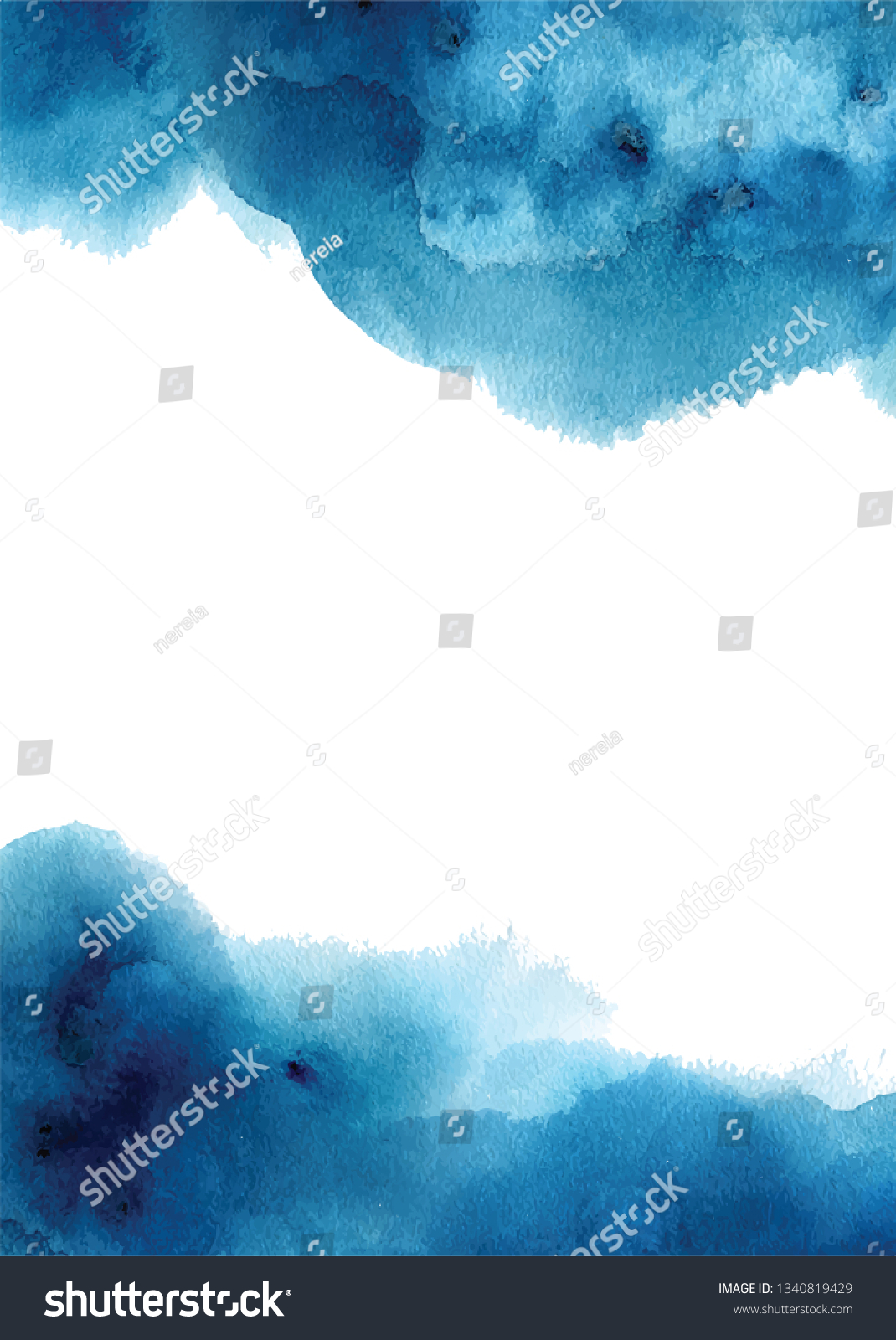 Watercolor Abstract Aquamarine Background Hand Drawn Stock Vector ... Watercolor Abstract Aquamarine Background Hand Drawn Stock Vector ...