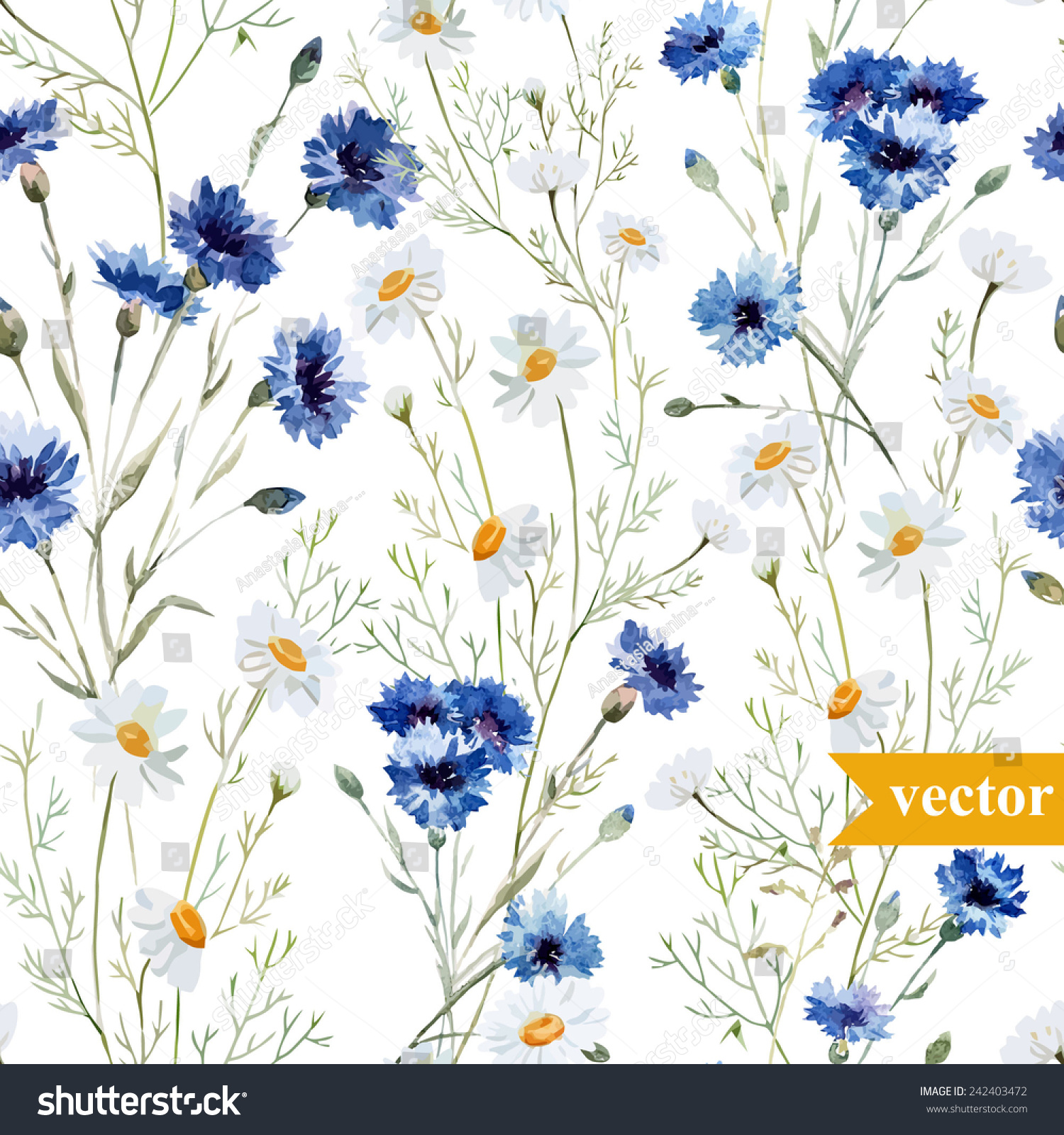 194.721 White daisy flower pattern Bilder, Stockfotos und ...