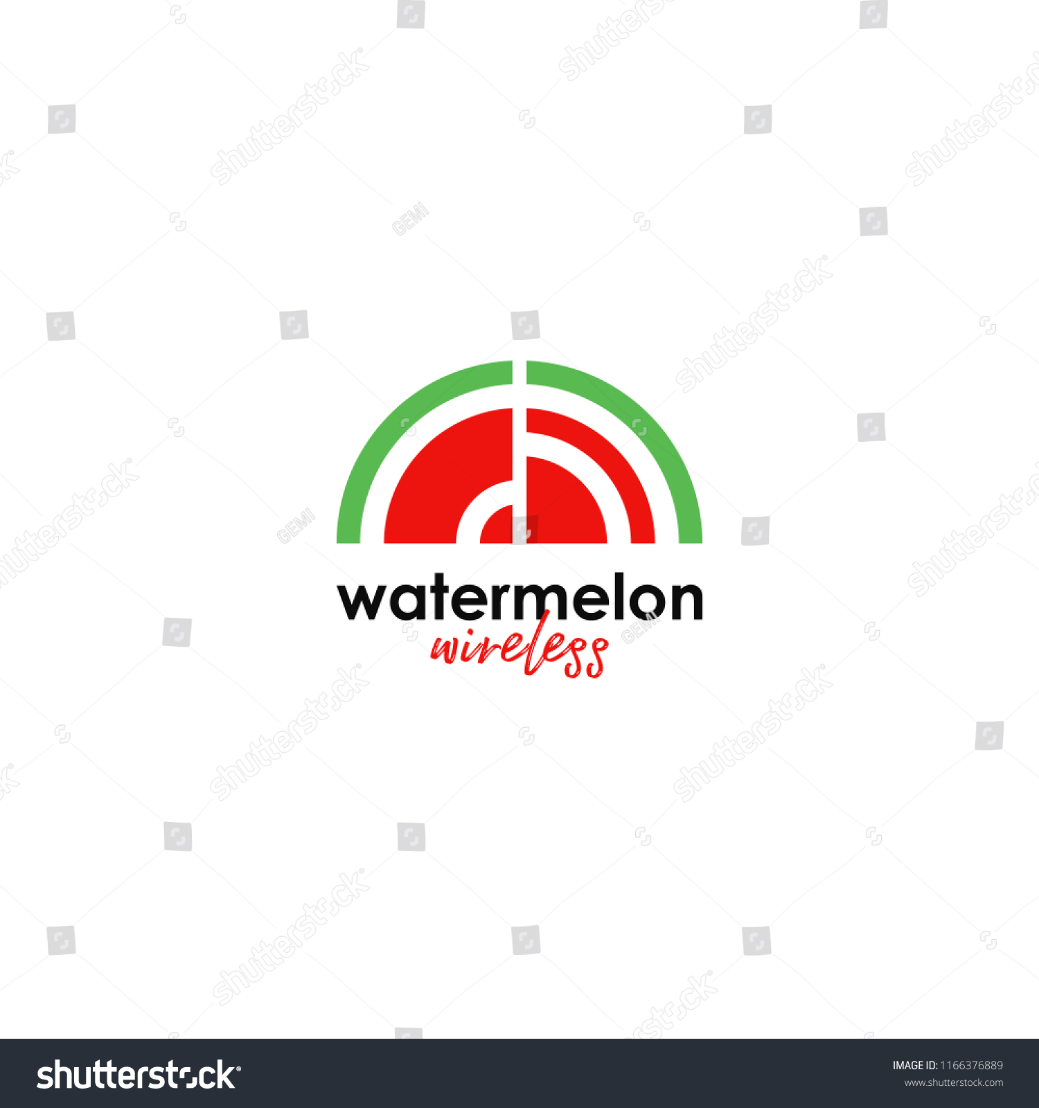 Watermelon Logo Vector Fresh Fruit Logo Stock Vector (Royalty Free ...