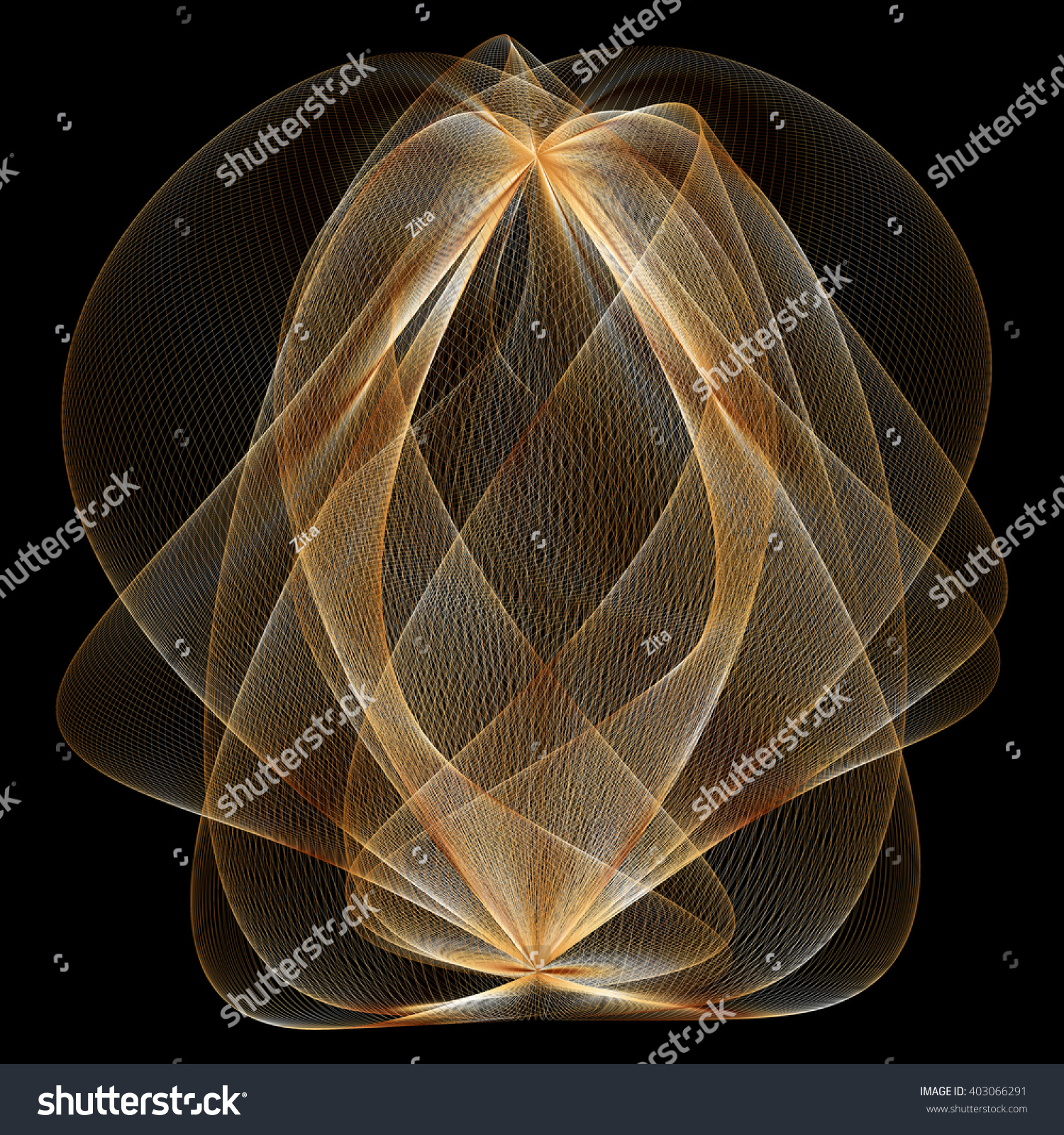 Wave Asymmetrical Mathematical Vector Form Stock Vector (Royalty Free ...