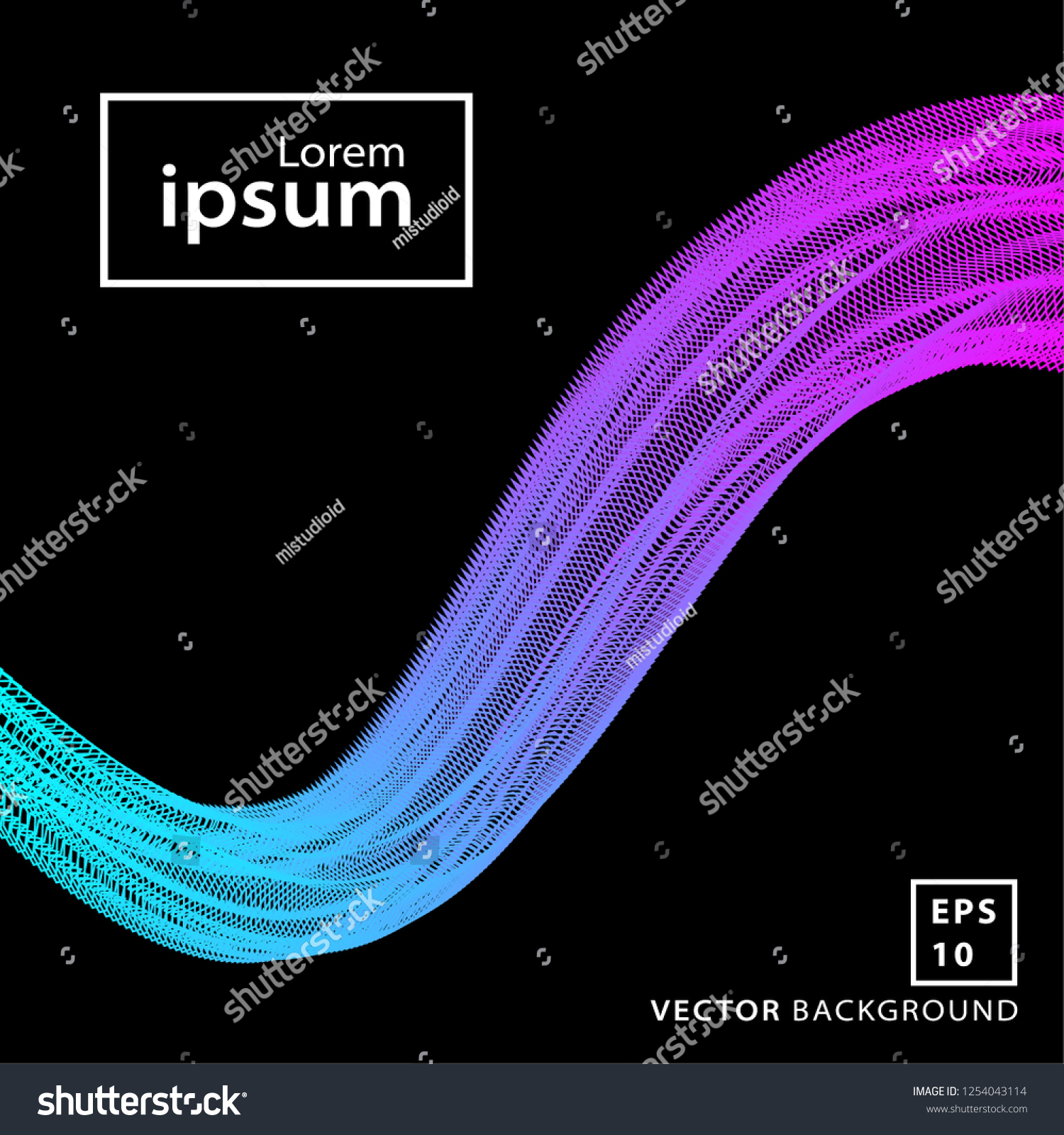 Wave Background Minimal Background Stock Vector (Royalty Free) 1254043114