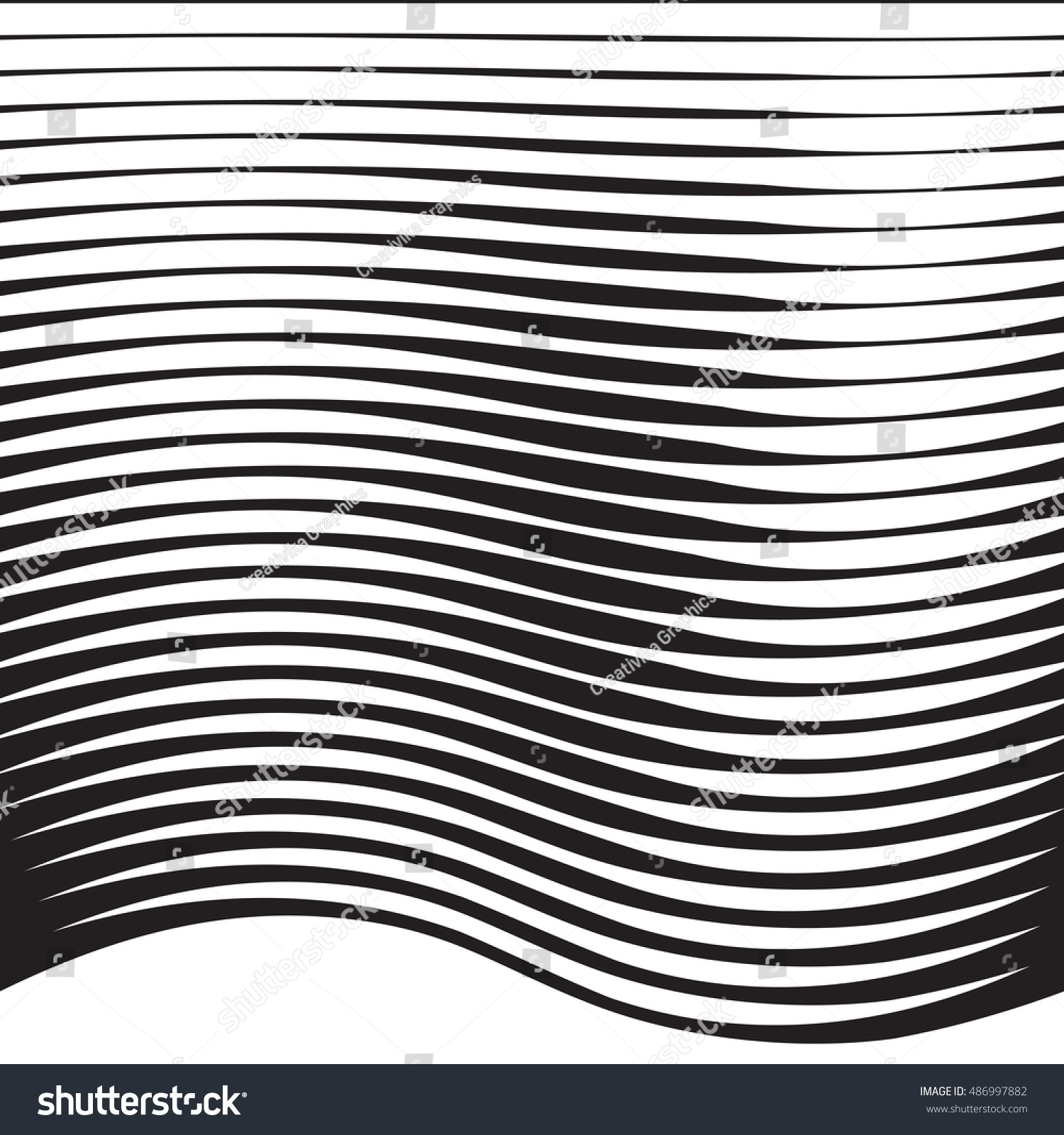 Wave Line Halftone Pattern Gradient Effect: vetor stock (livre de ...