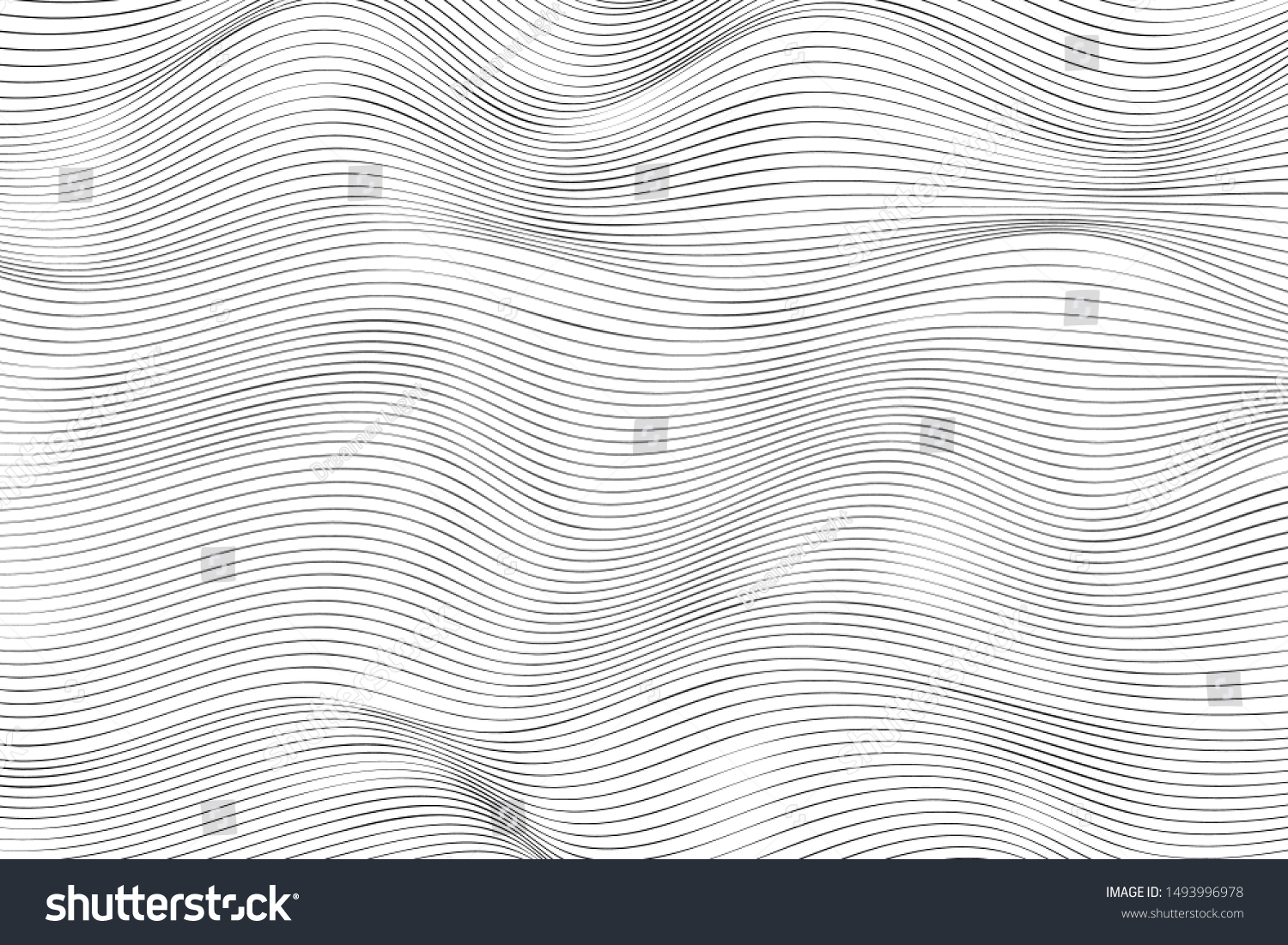 Wave Lines Pattern Abstract Background Vector Stock Vector (Royalty ...