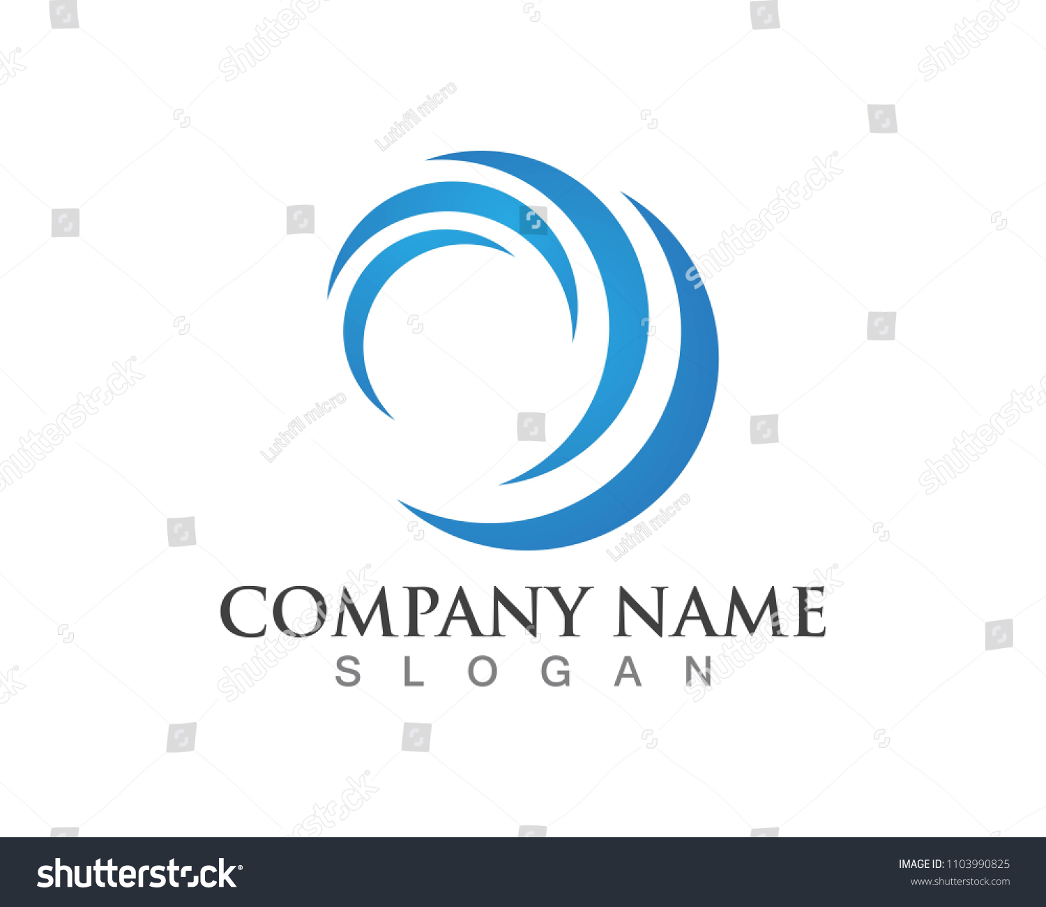 Wave Logos Template Symbols: เวกเตอร์สต็อก (ปลอดค่าลิขสิทธิ์ ...