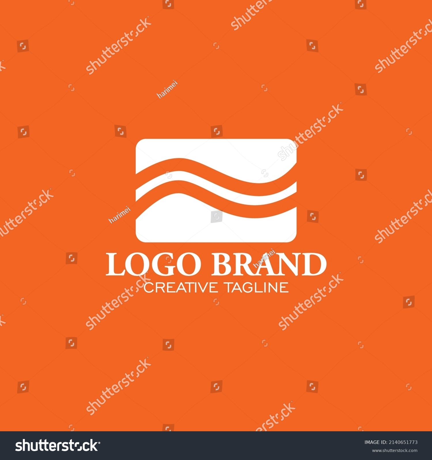 Wave Oasis Logo Design Vector Template Stock Vector (Royalty Free ...