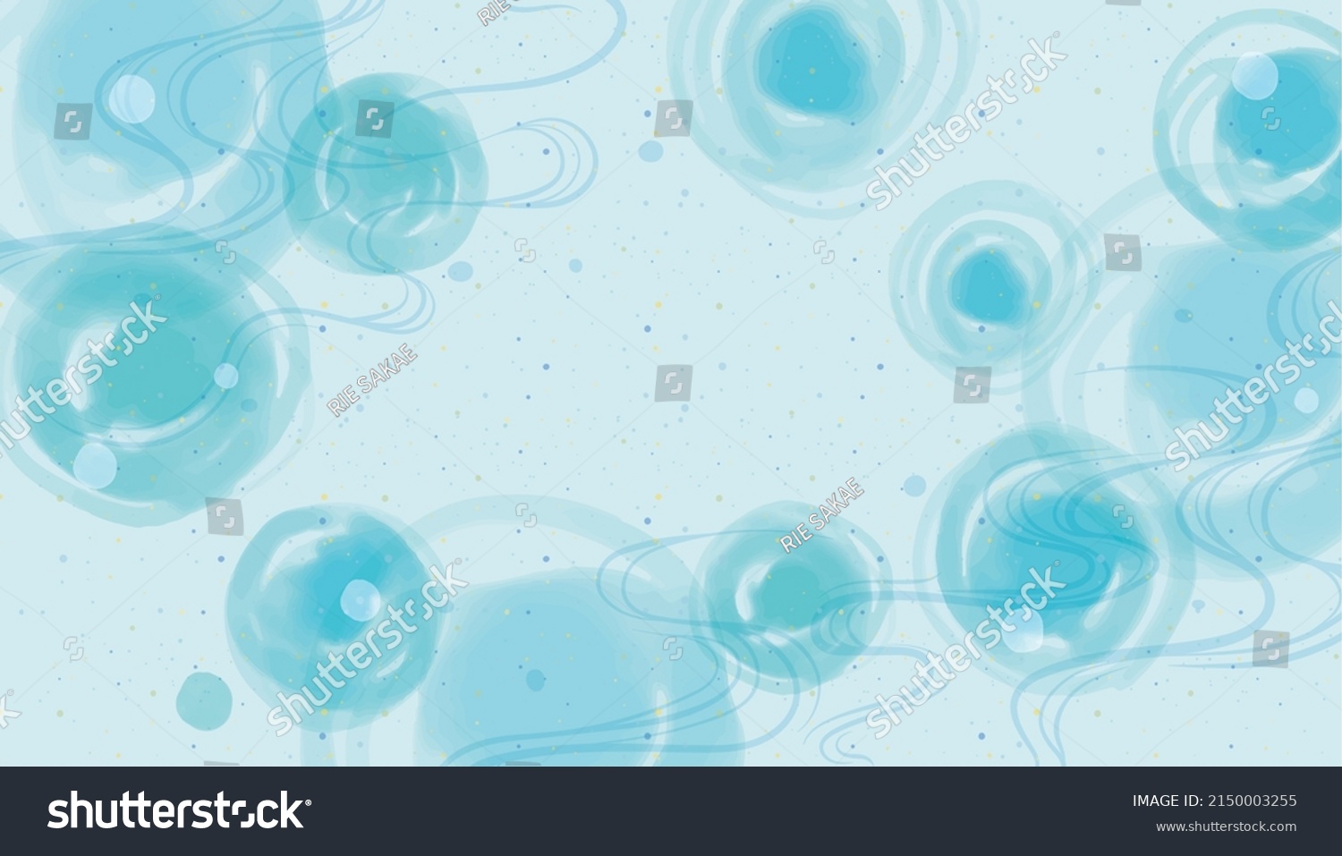 Wave Water Refreshing Background Illustration Stock Vector (Royalty ...