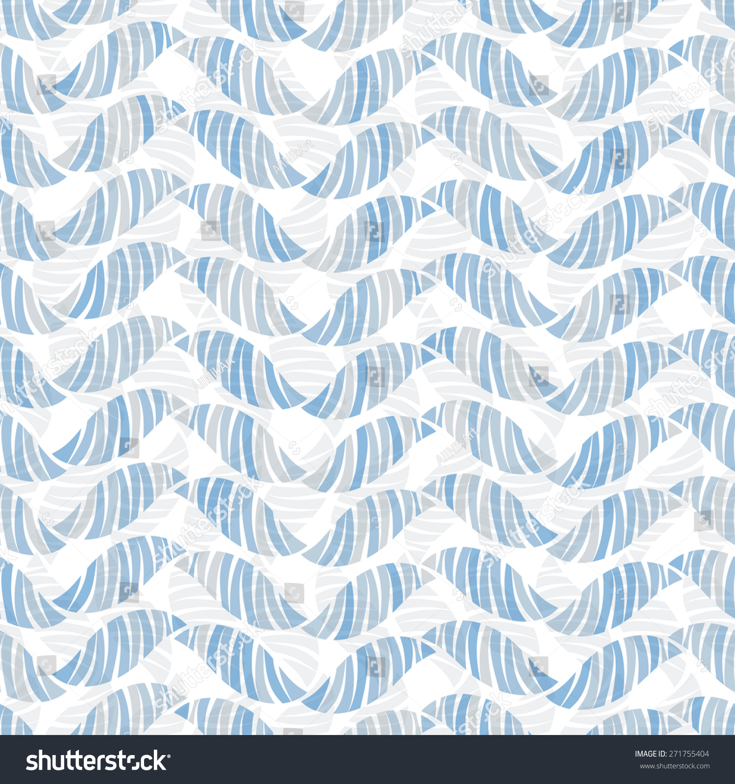 Blue Wave Background Pattern