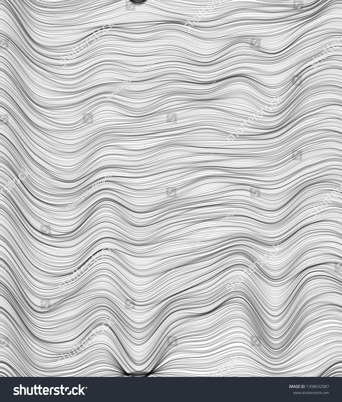 Wavy Contour Lines Seamless Repeat Vector: เวกเตอร์สต็อก (ปลอดค่า ...