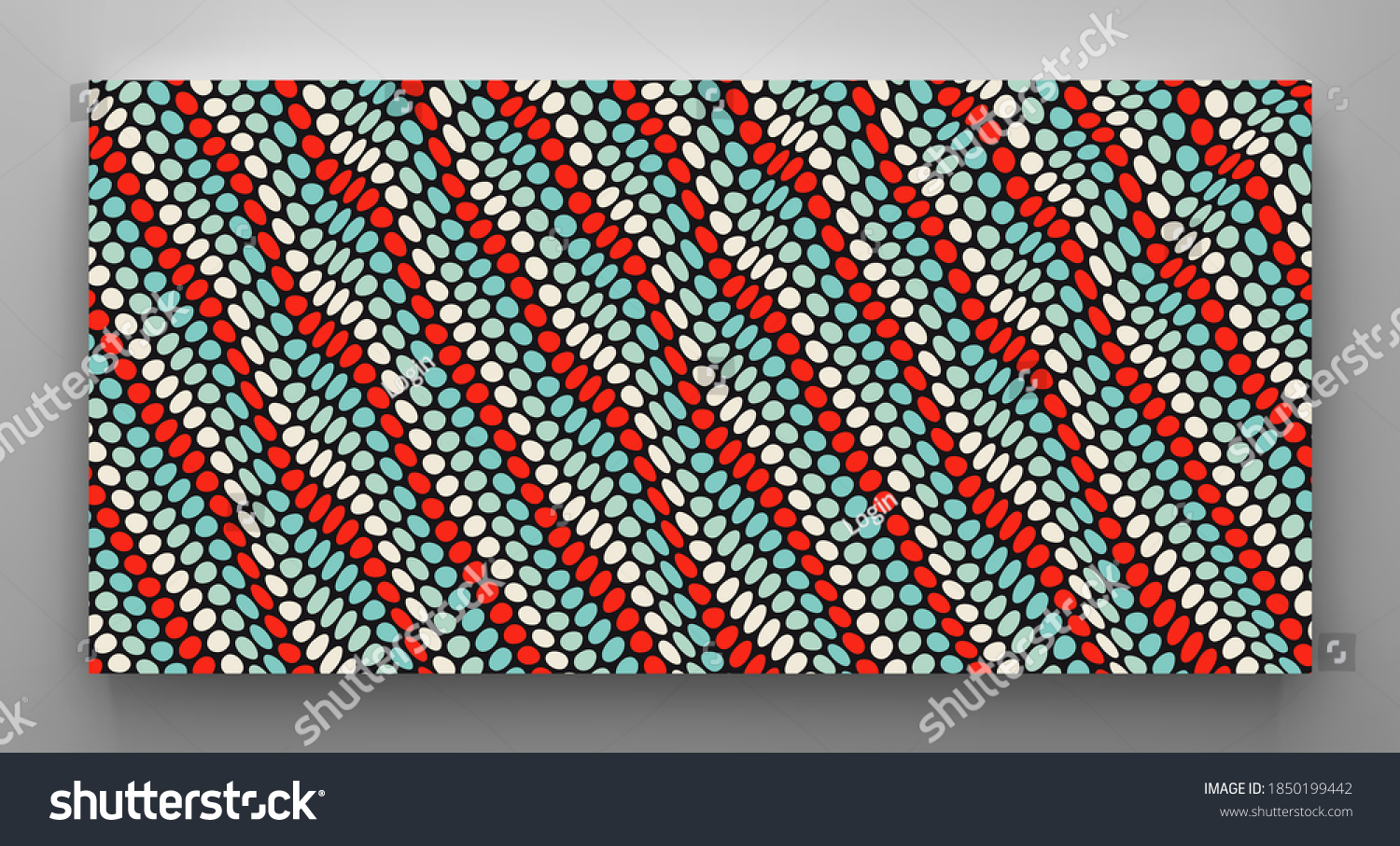 Wavy Dotted Background Optical Illusion Abstract Stock Vector (Royalty ...