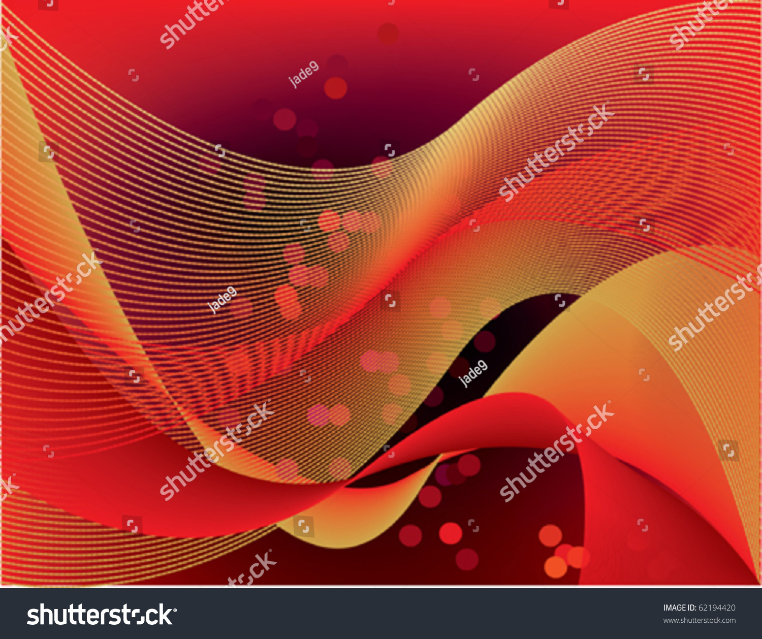 Wavy Lines Suffused Light Abstract Vector Stock Vector (Royalty Free ...