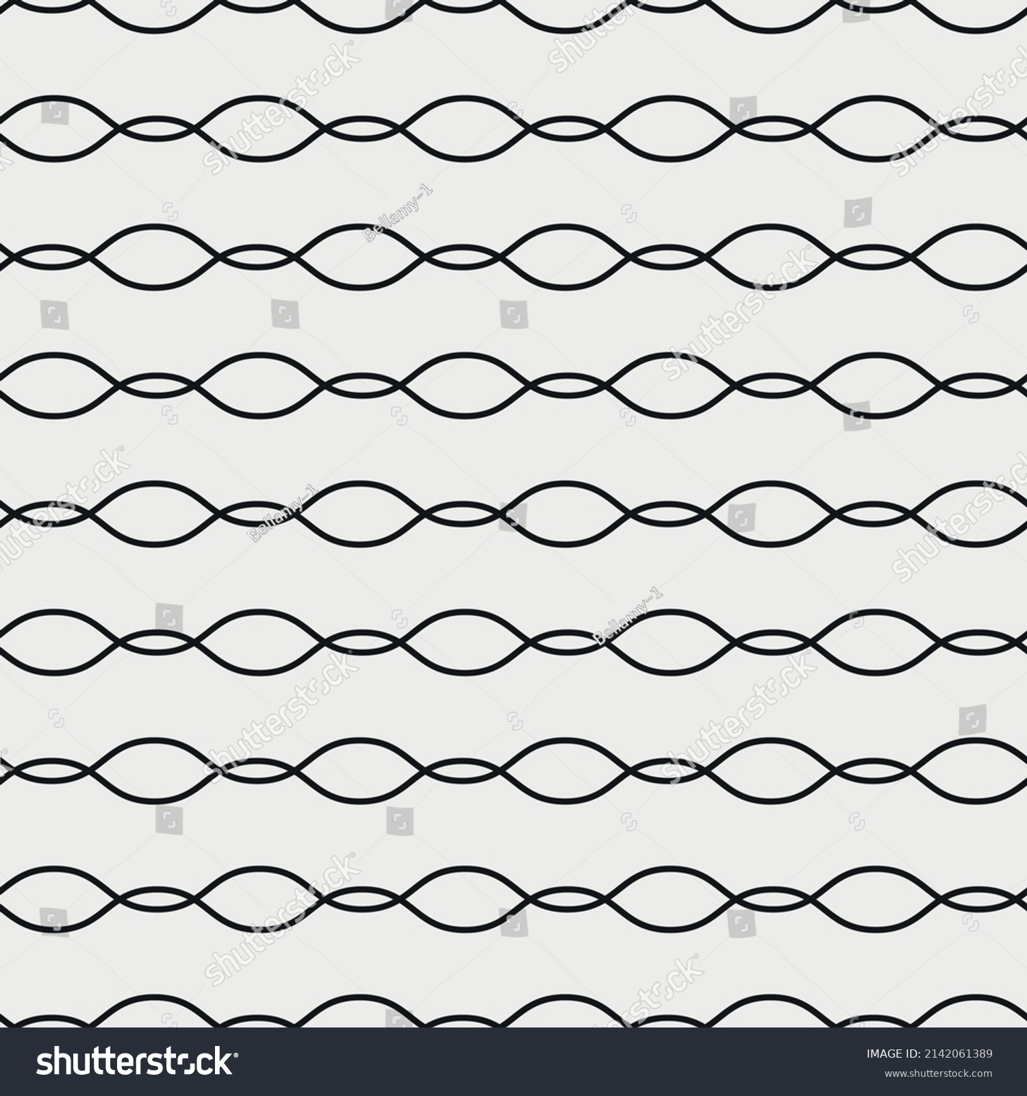 Wavy Lines On White Background Vector Stock Vector (Royalty Free ...