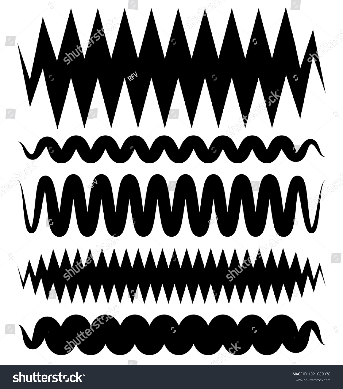 Wavy Zigzag Crisscross Lines Stock Vector (Royalty Free) 1021689076 ...