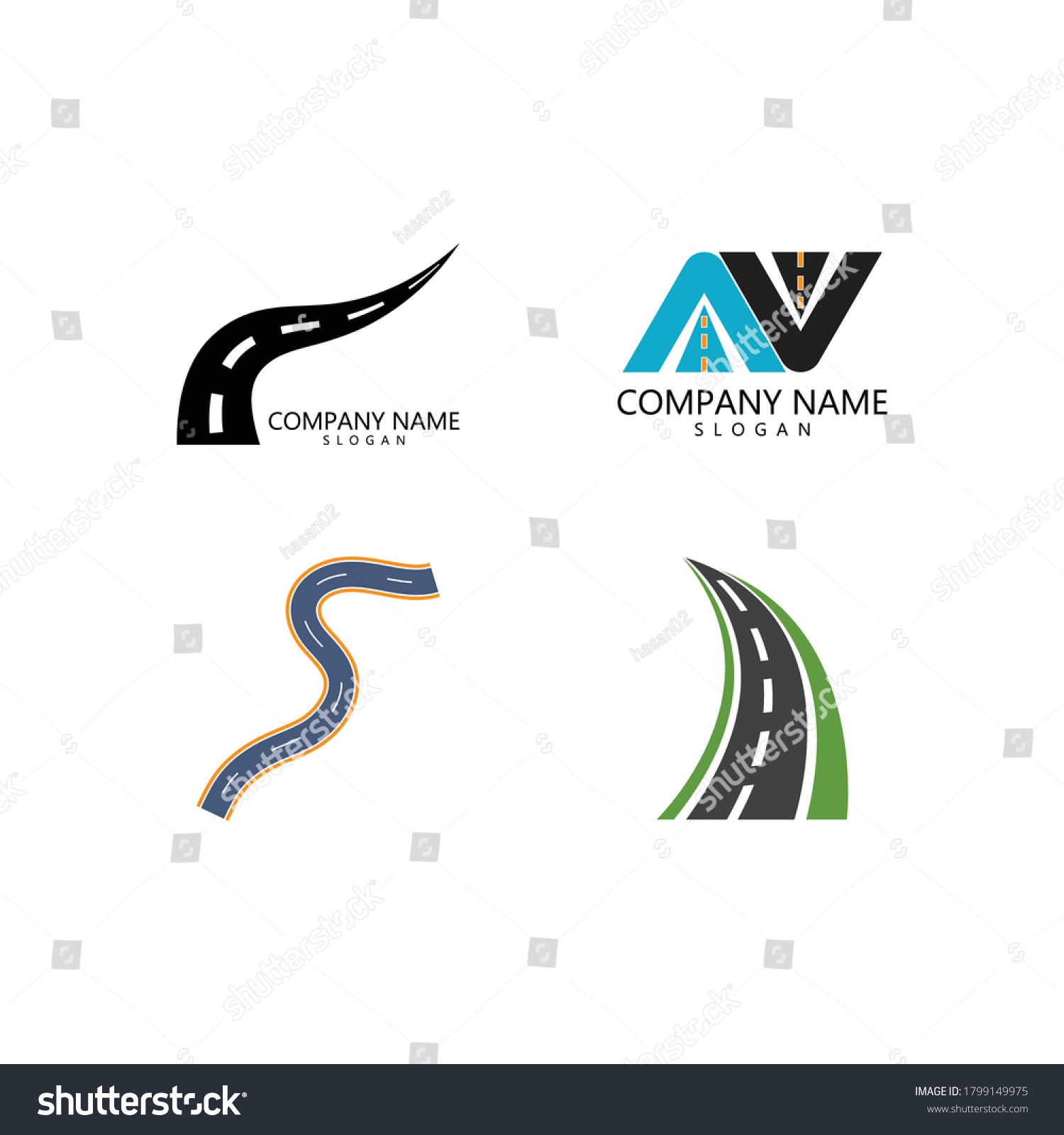 Way Logo Vector Template Illustration Stock Vector (Royalty Free ...