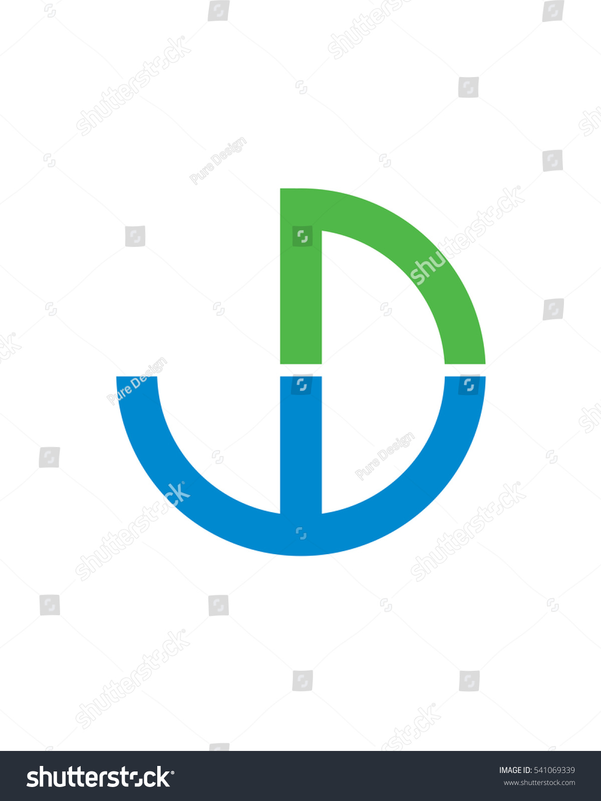 Wd Initials Logo Stock Vector (Royalty Free) 541069339 | Shutterstock